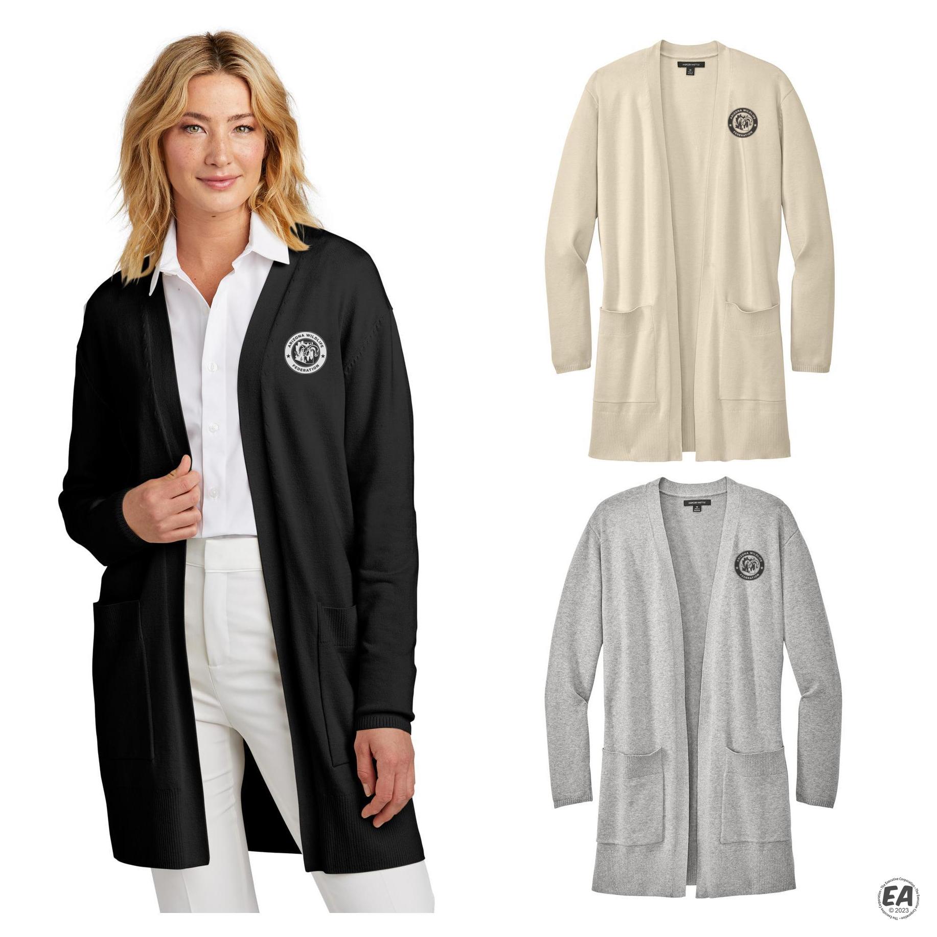 Promotional Mercer+Mettle MM3023 Women's Open Front Cardigan Sweater ...