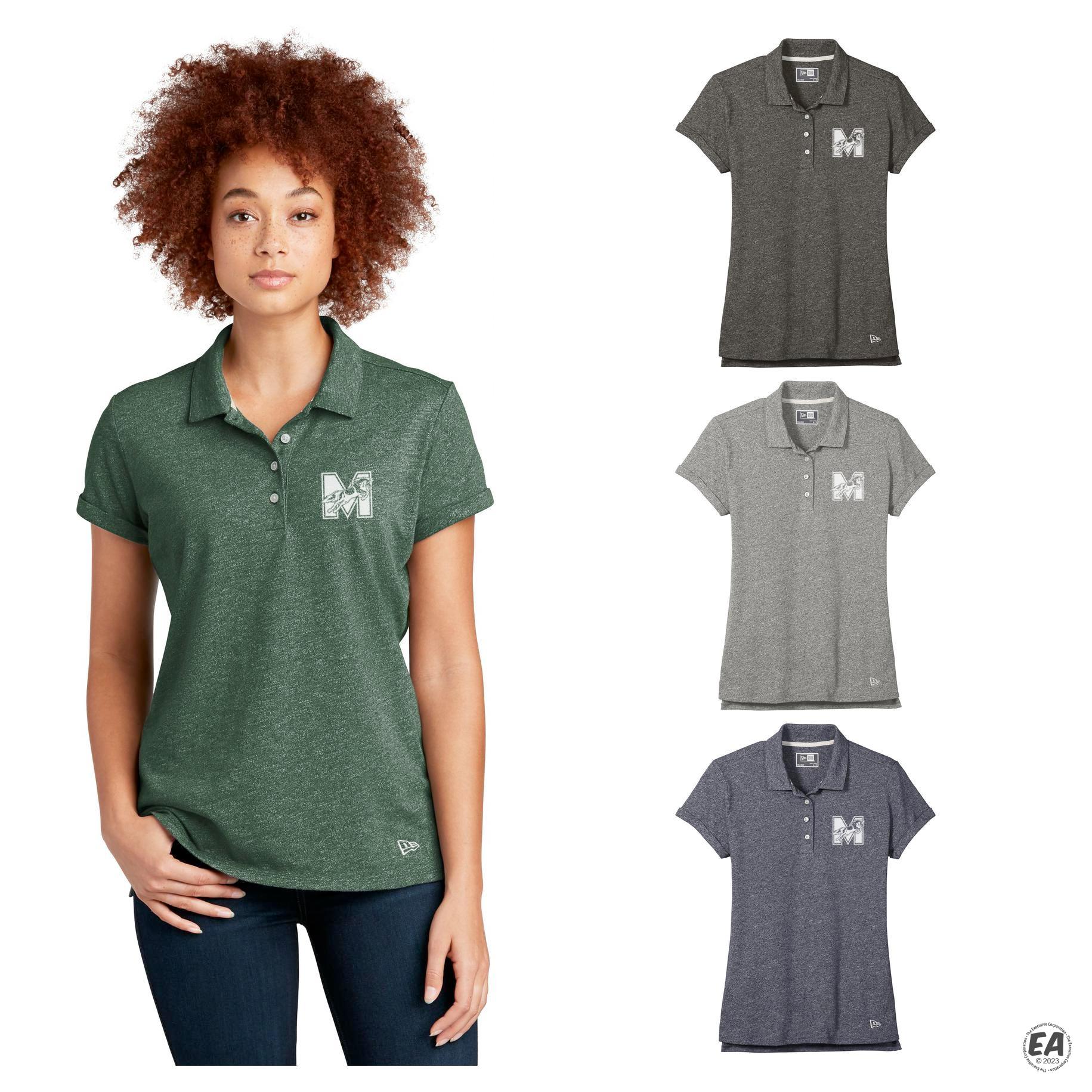 Promotional New Era LNEA301 Ladies Slub Twist Polo | Branded Ladies ...