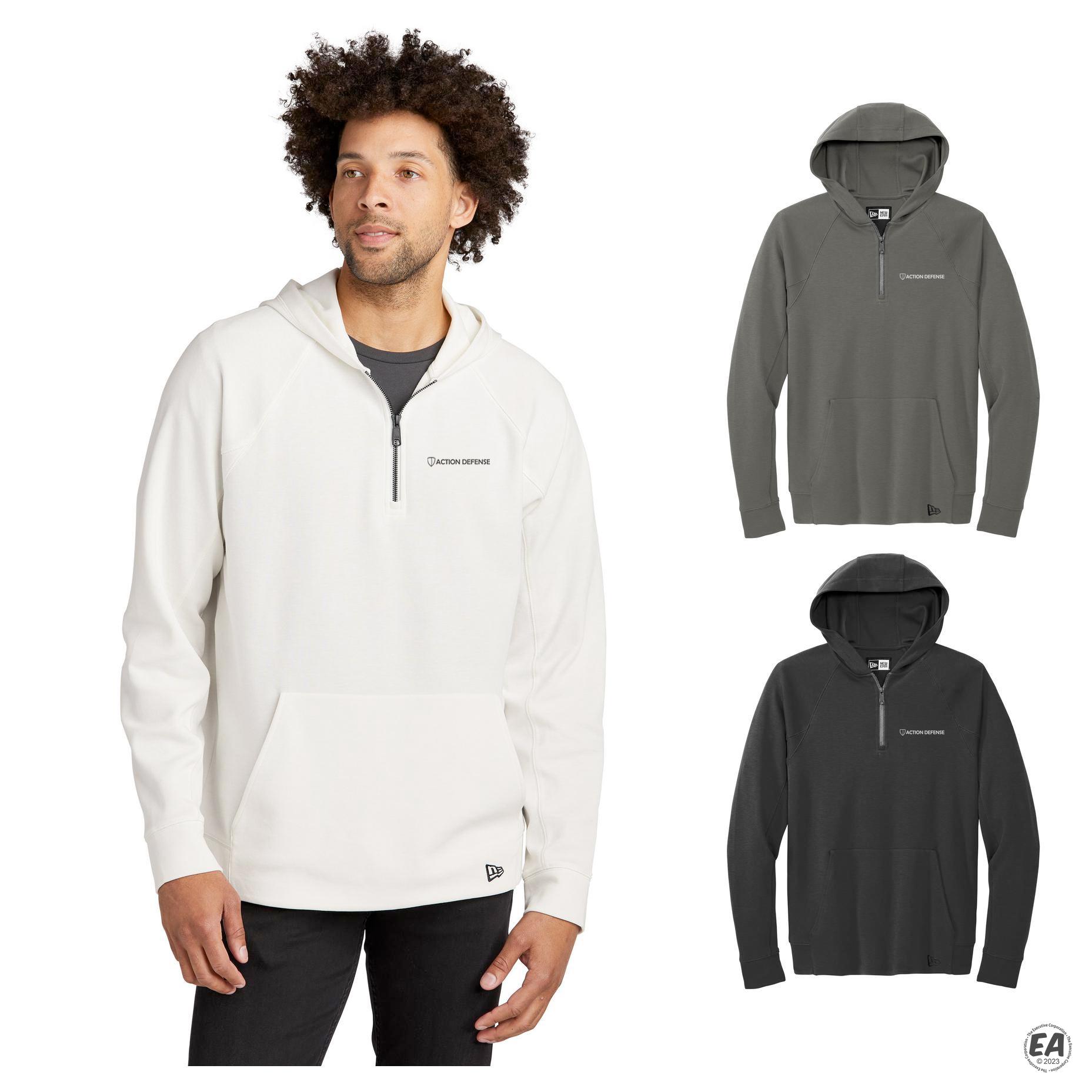 Promotional New Era NEA541 STS 1/4-Zip Hoodie | Branded Half Zip ...