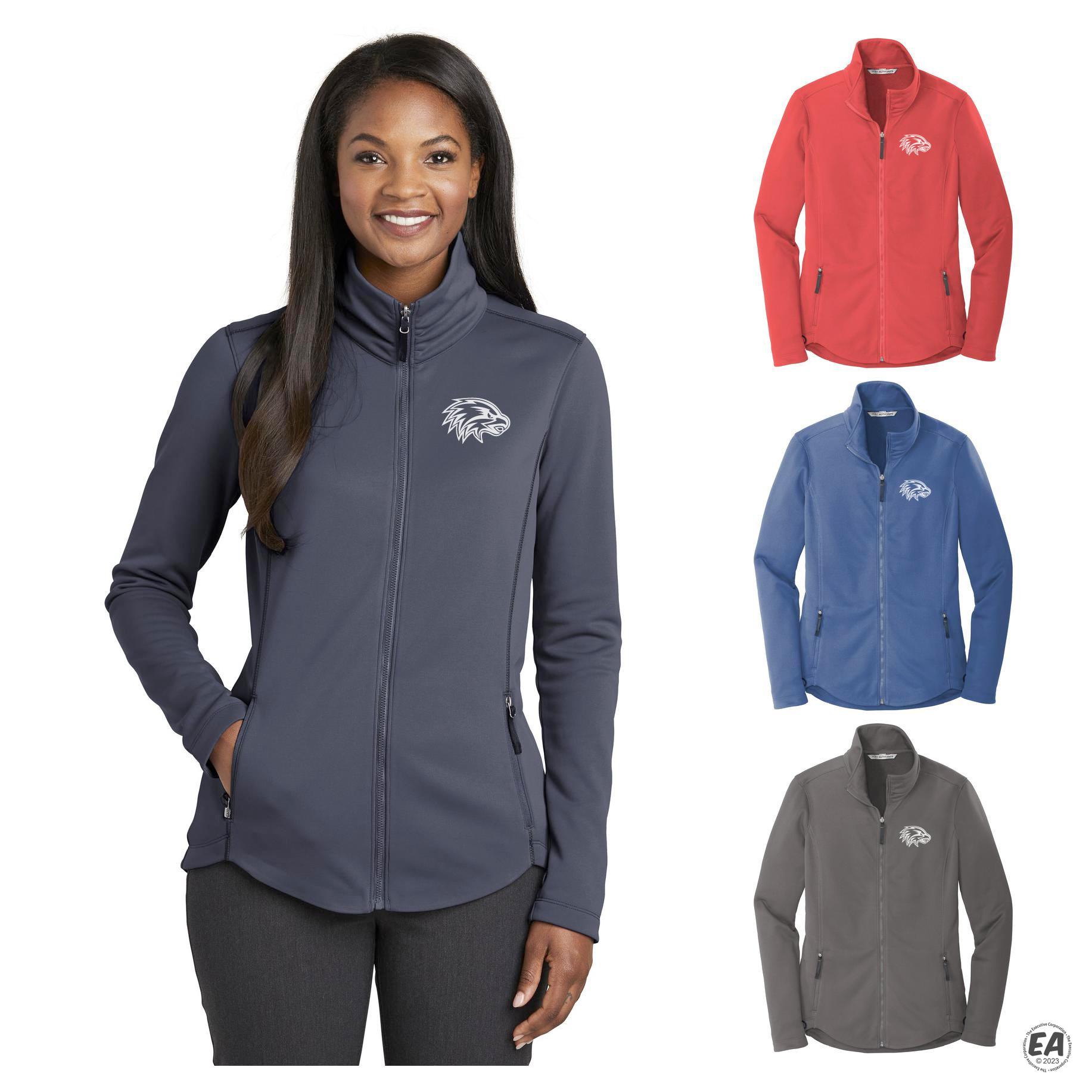 Customized Port Authority L904 Ladies Collective Smooth Fleece Jacket ...