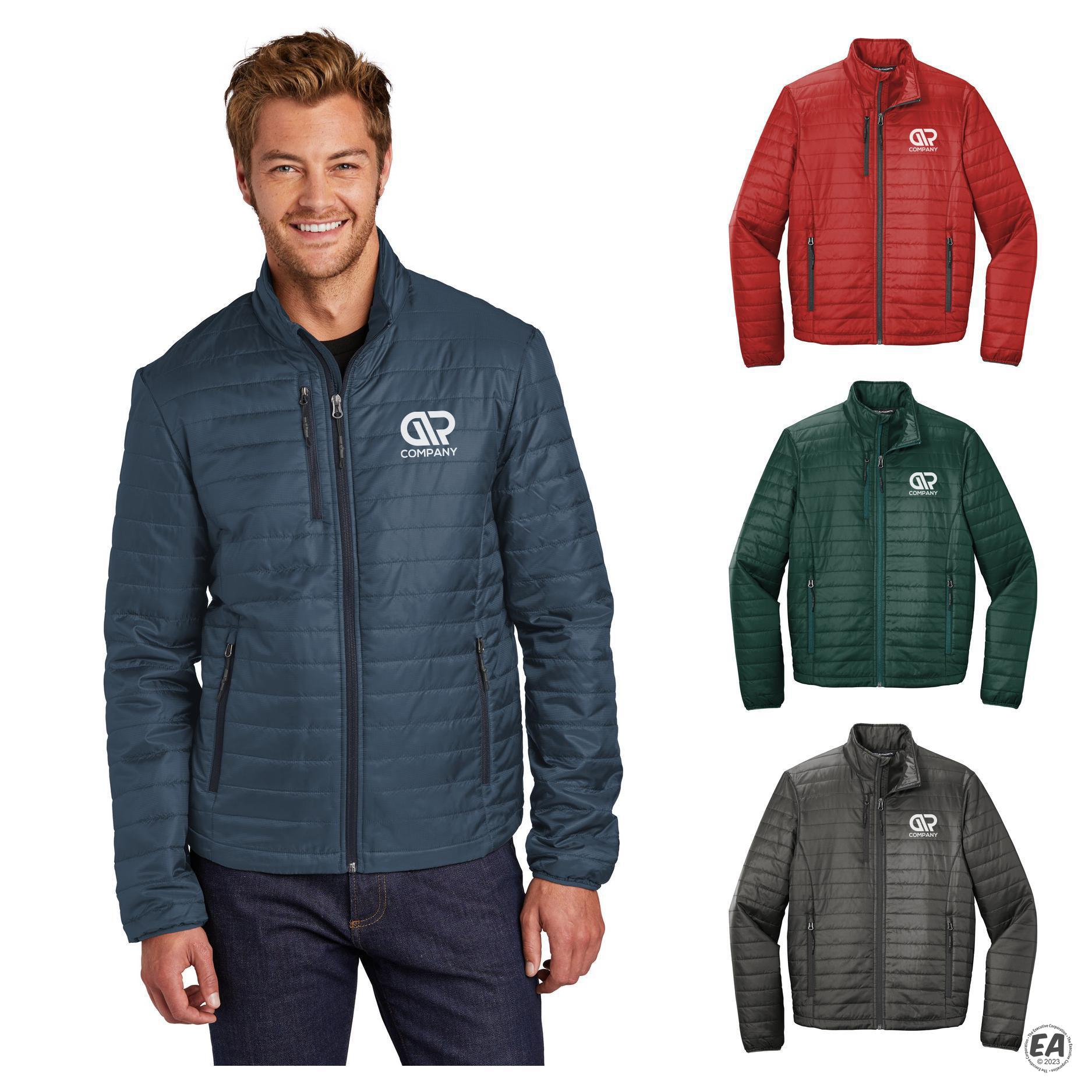 Custom Port Authority J850 Packable Puffy Jacket | Promotional Winter ...