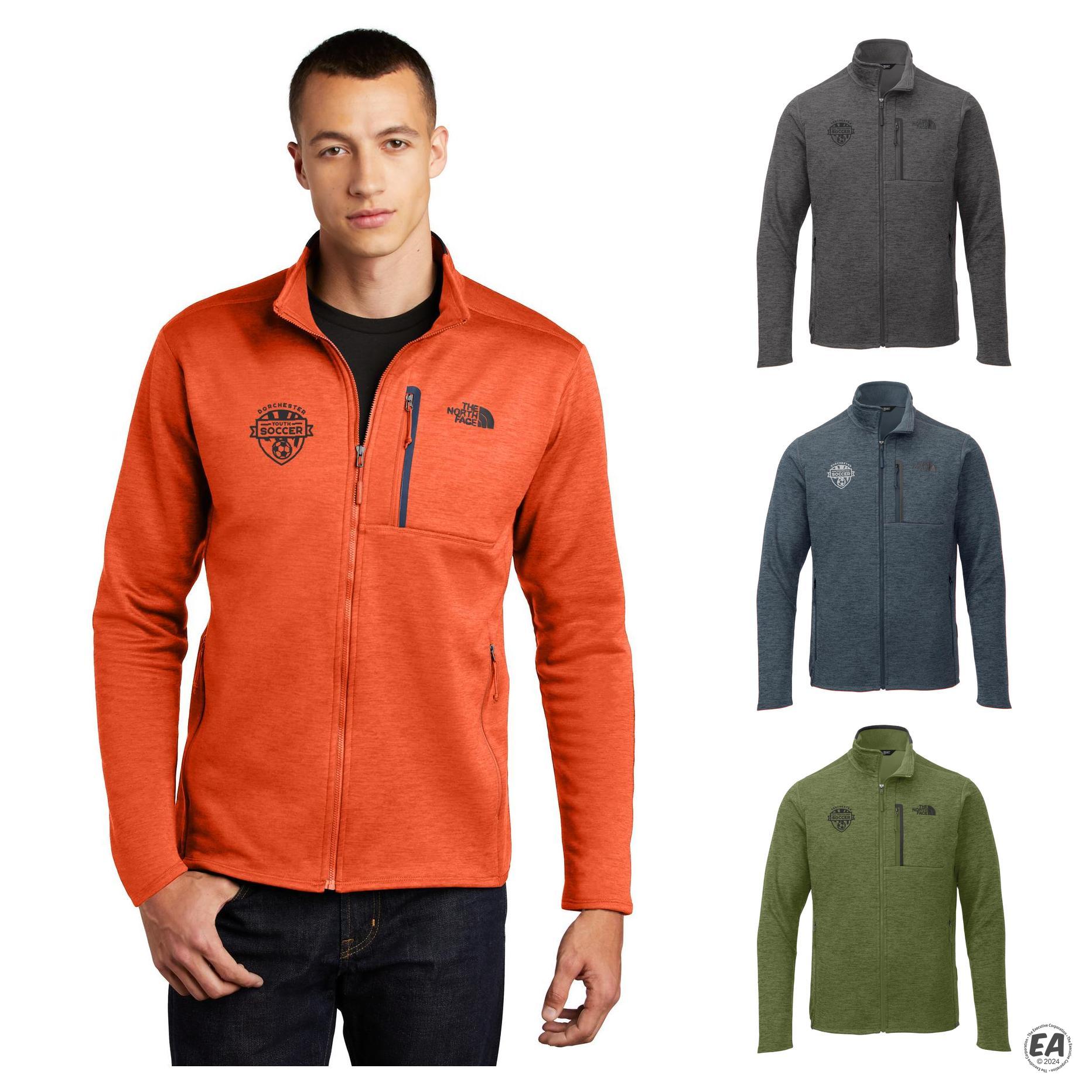 Customized The North Face NF0A7V64 Skyline Full-Zip Fleece Jacket ...
