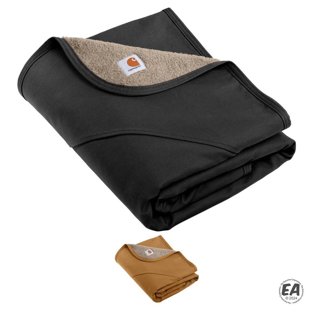 Customized Carhartt CTP0000502 Firm Duck Sherpa-Lined Blanket | Branded ...
