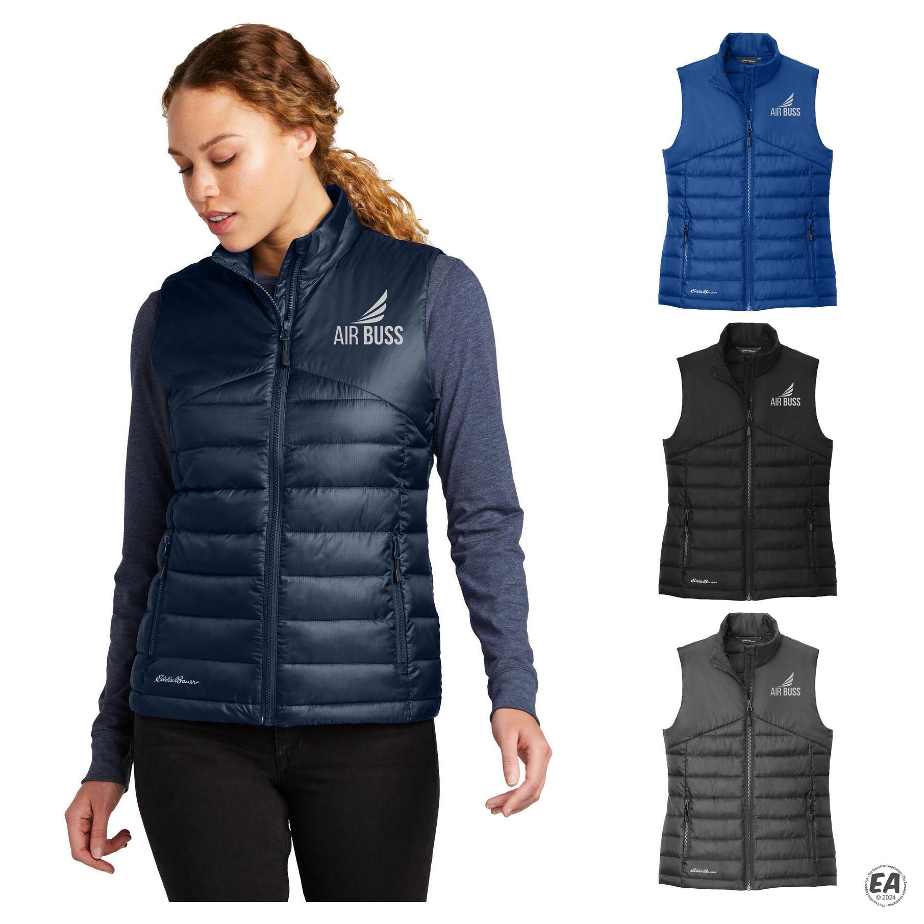 Customized Eddie Bauer EB513 Ladies Quilted Vest | Promotional Ladies ...