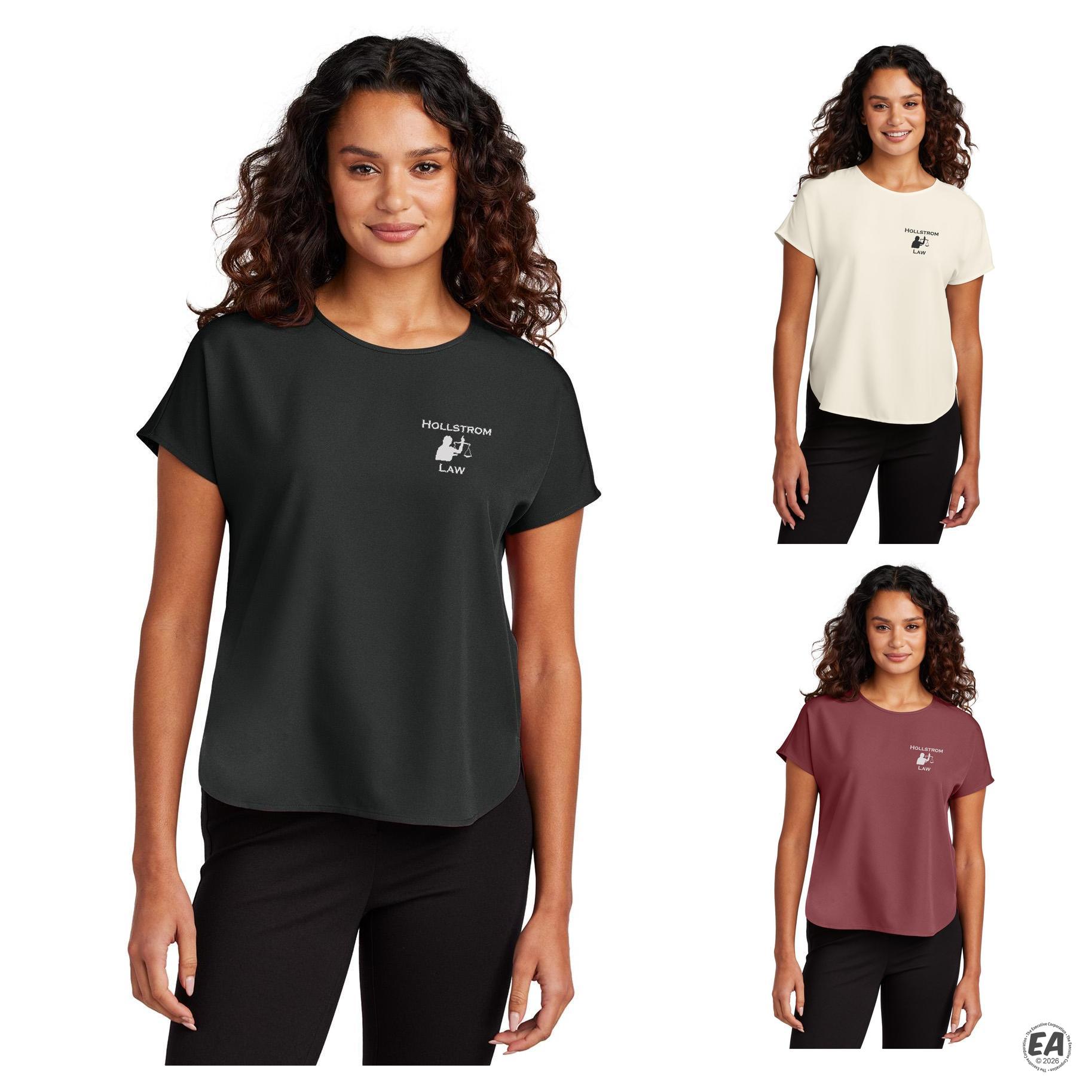 Customized Mercer+Mettle MM2015 Women's Stretch Crepe Crew ...