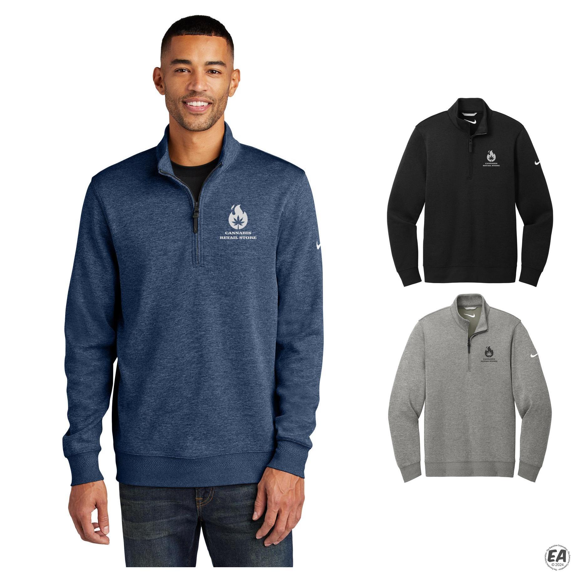 Customized Nike NKFD9892 Dri-FIT Corporate 1/2-Zip | Custom Fleece ...