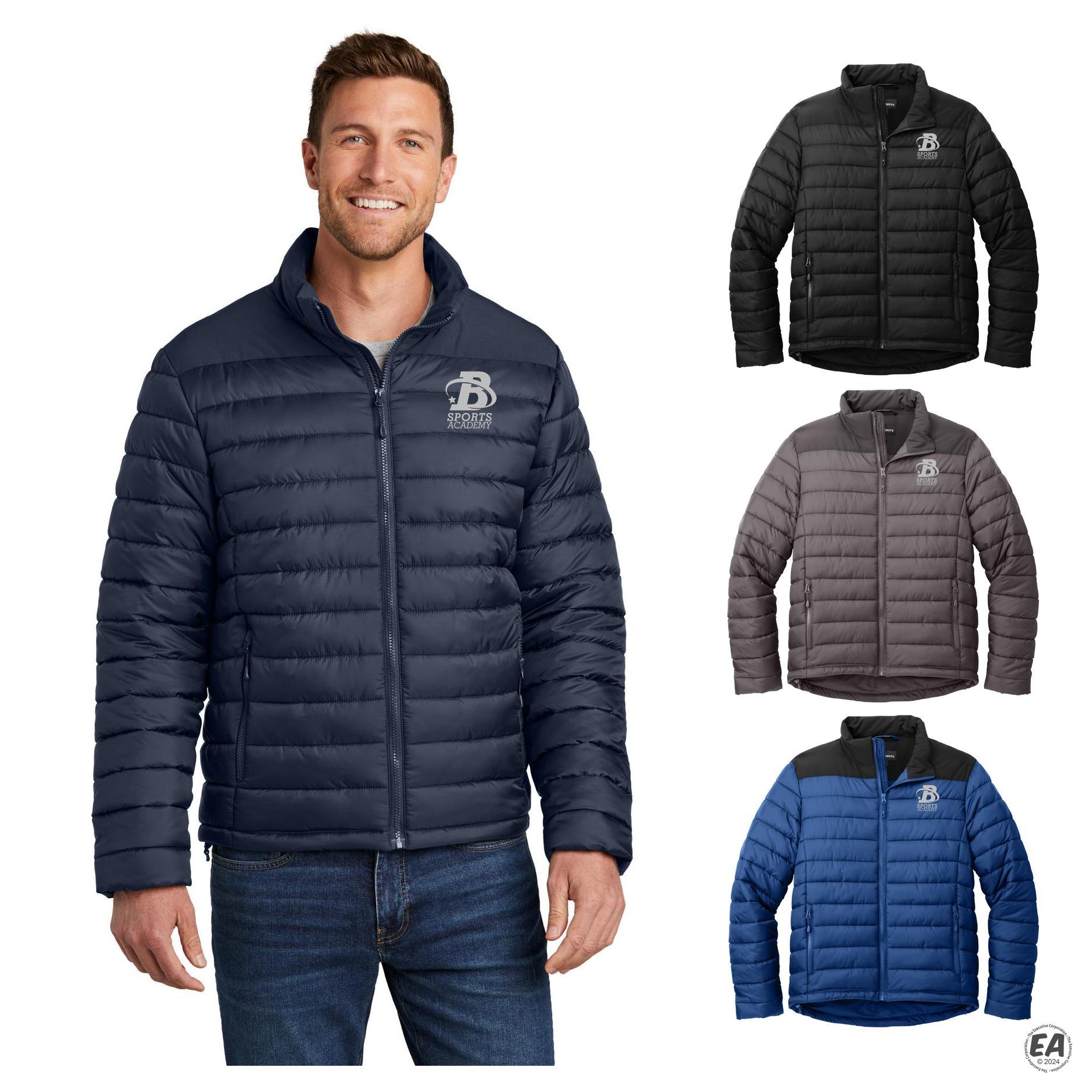 Promotional Port Authority J364 Horizon Puffy Jacket | Customized ...
