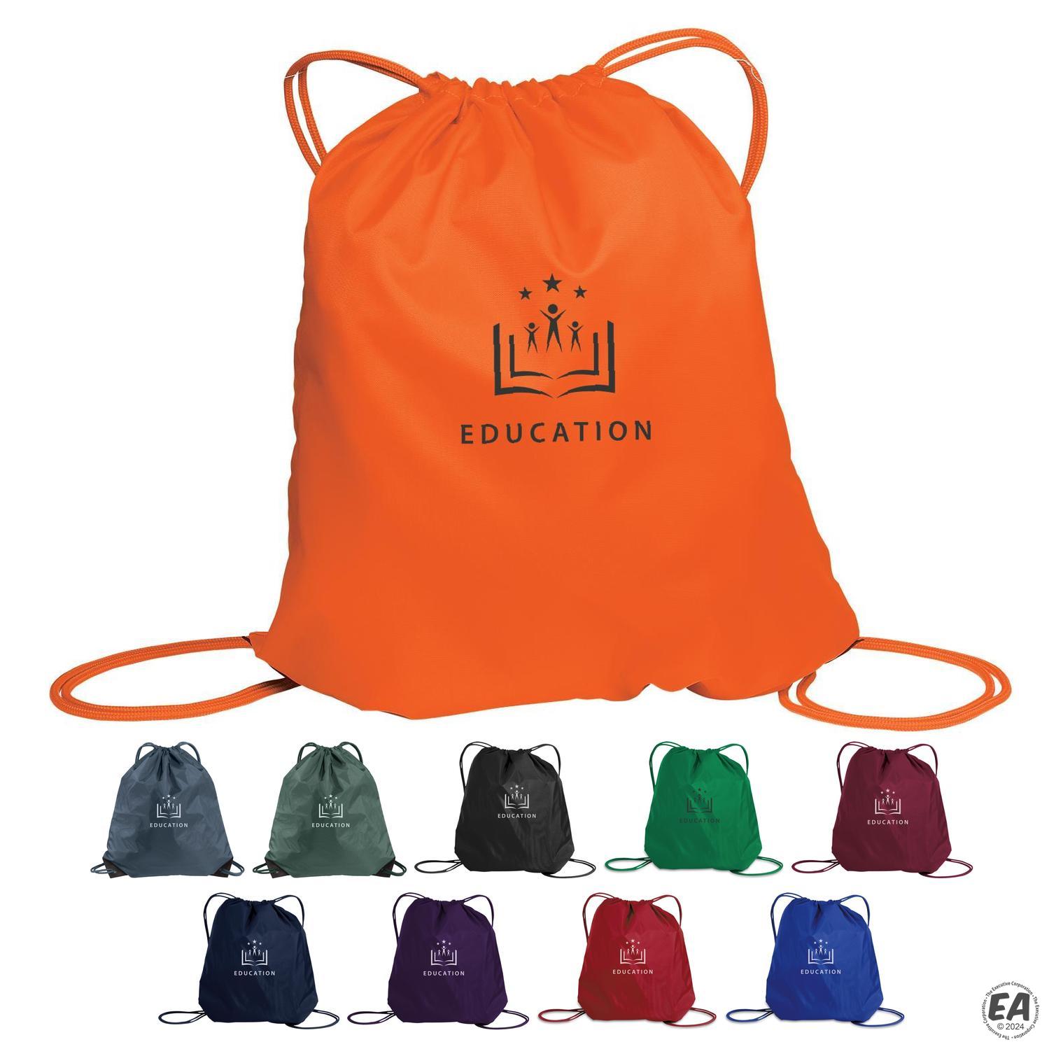 Customized Port Authority BG85 Cinch Pack | Custom Drawstring Bags ...