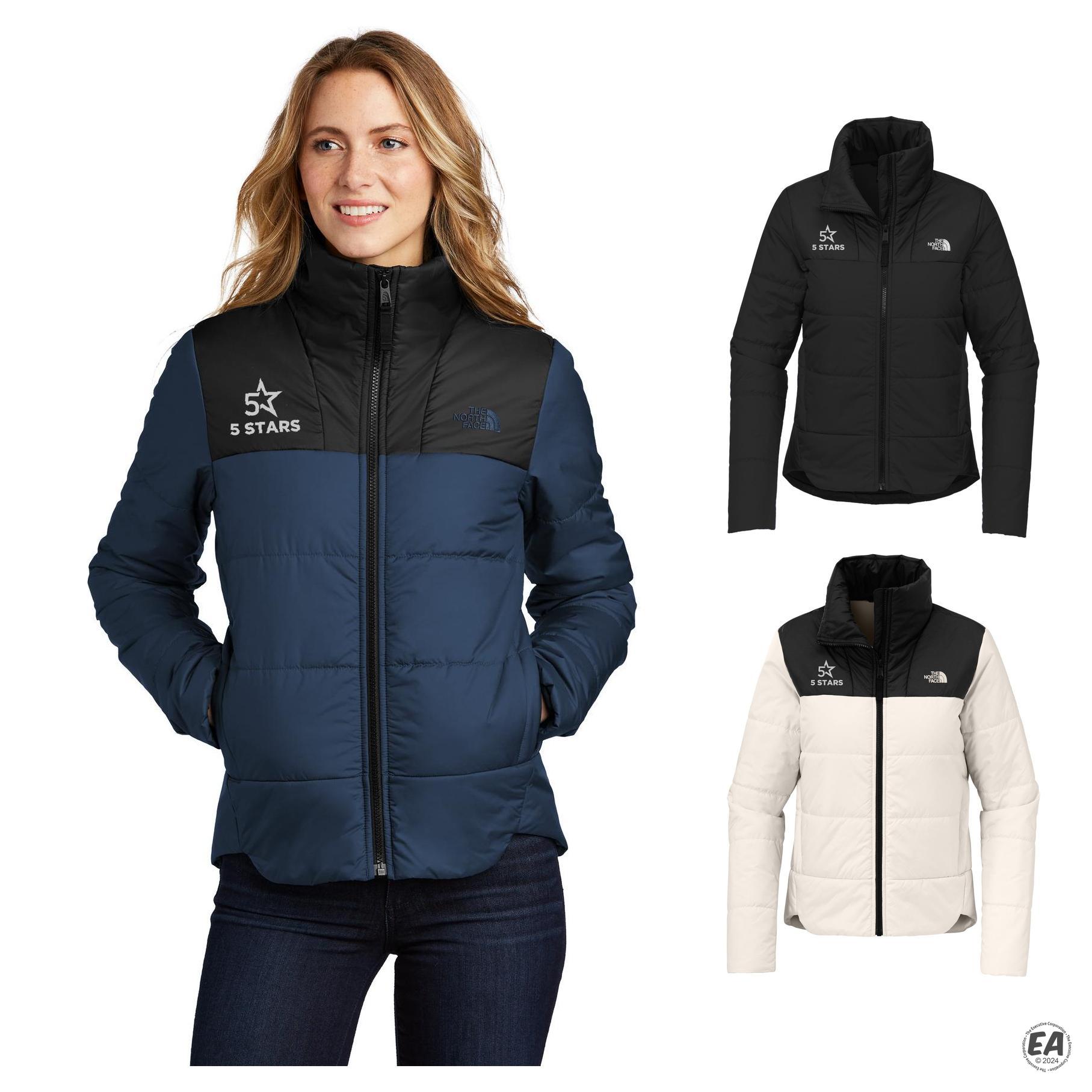 Customized The North Face NF0A7V6K Ladies Chest Logo Everyday Insulated ...