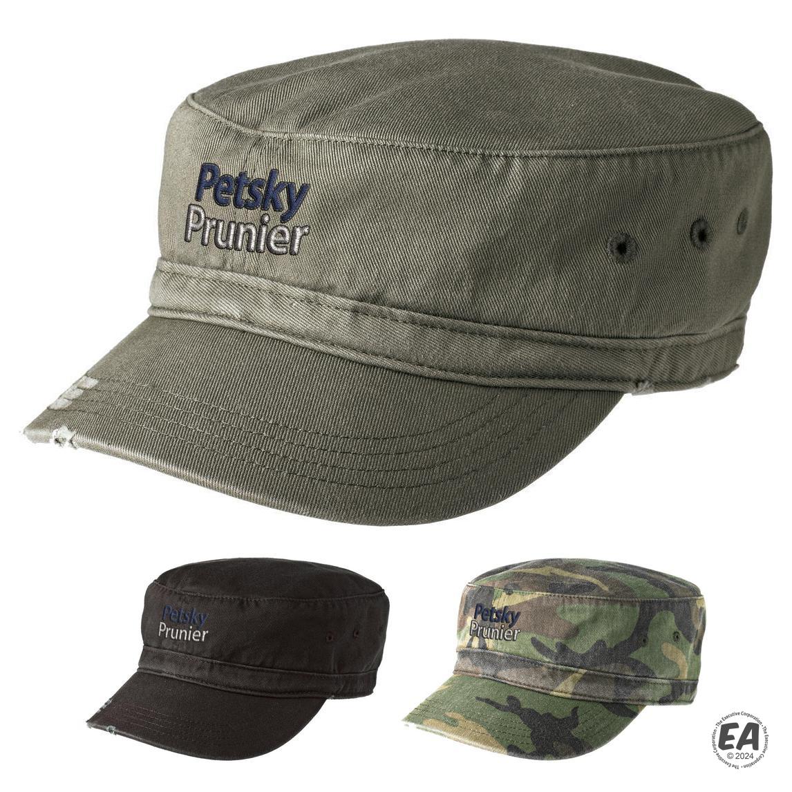 Promotional District DT605 Distressed Military Hat | Customized Caps ...