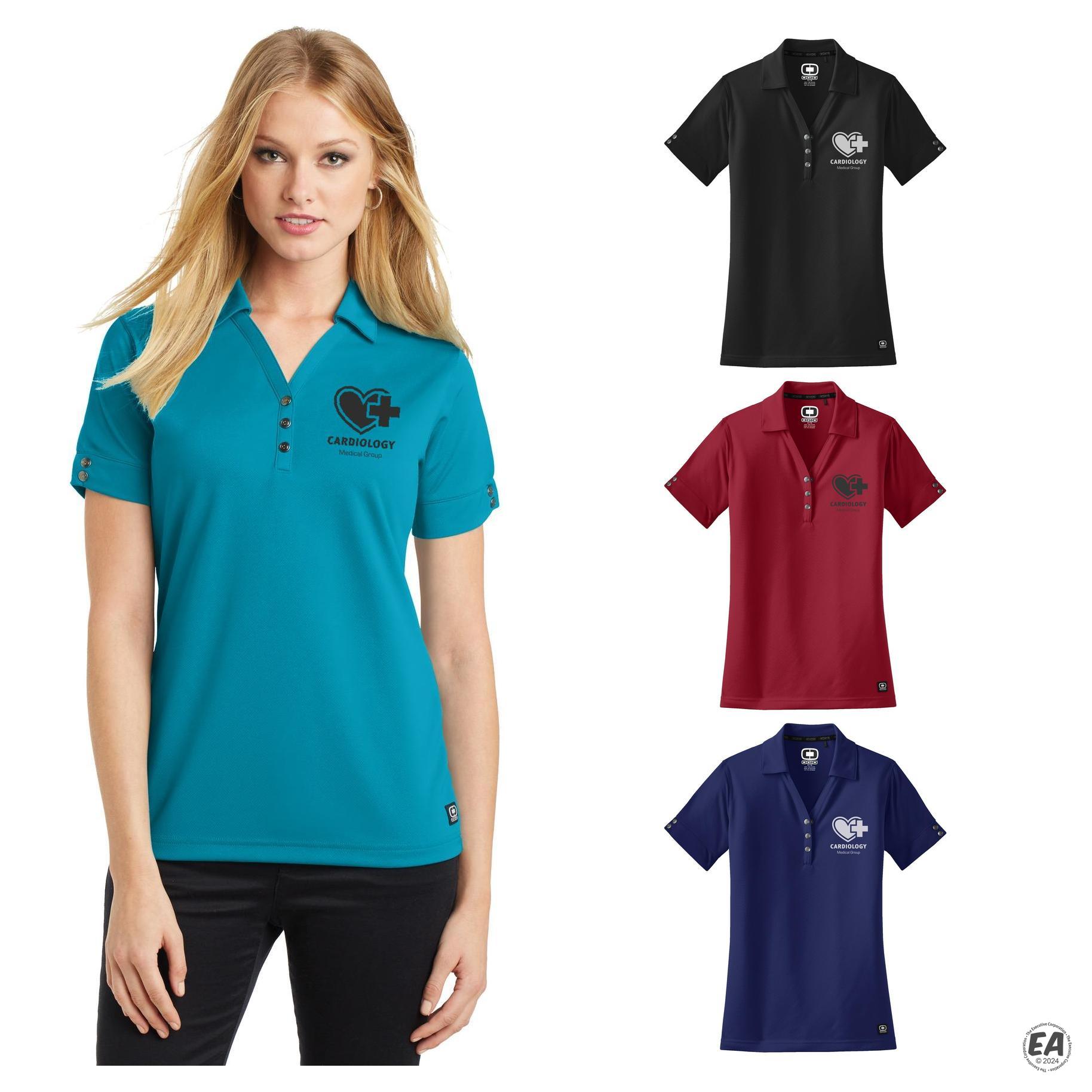 Customized OGIO LOG105 Ladies' Glam Polo Shirt | Promotional Ladies ...