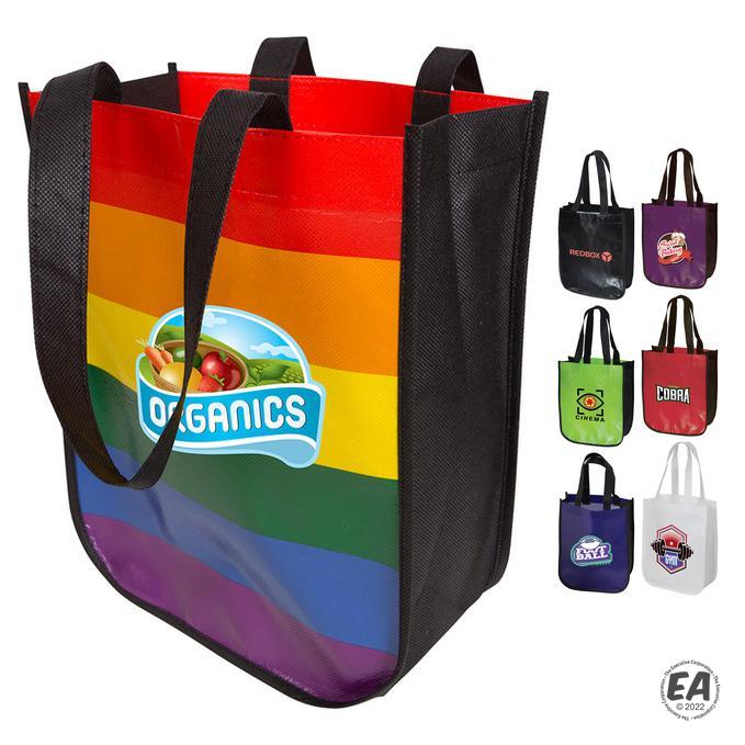 Customized Laminated Fashion Tote Bag | Promotional Grocery Tote Bags ...