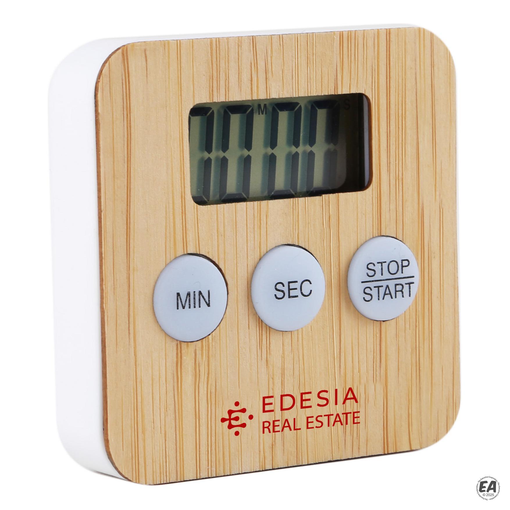 Promotional Chun Bamboo Digital Timer | Customized Digital Clocks ...