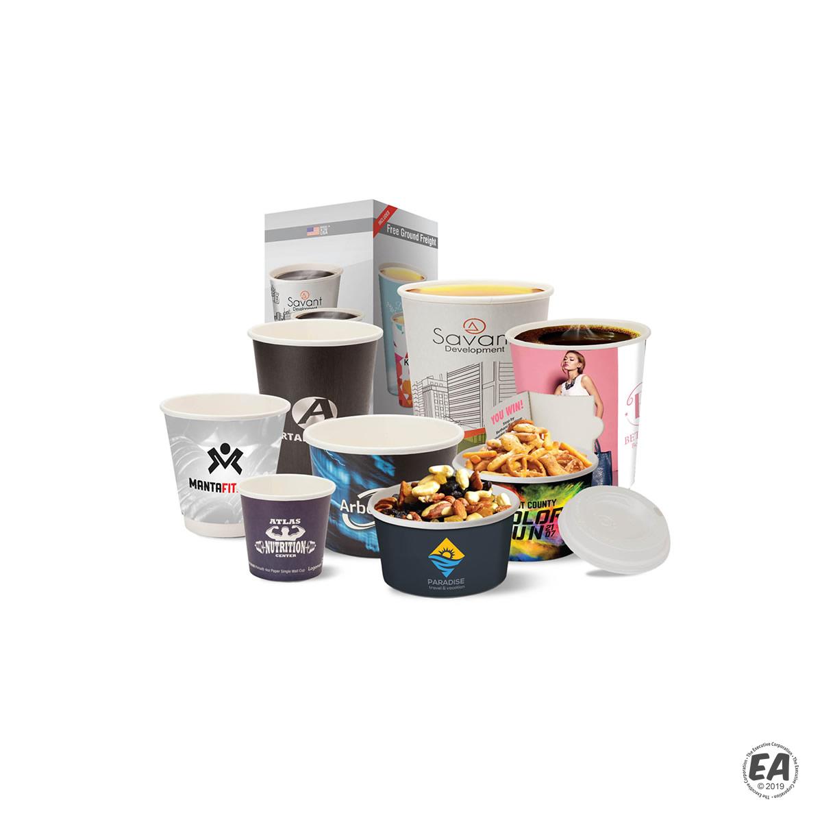 Customized Sovrano KN-KIT01 Prka 9 Piece Sample Paper Cup Kit | Custom ...