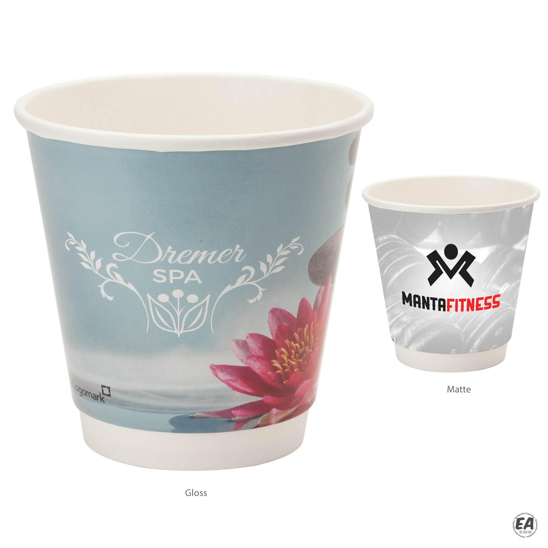 Promotional Sovrano KN2010 Prka 10oz. Double Wall Paper Coffee Cup ...