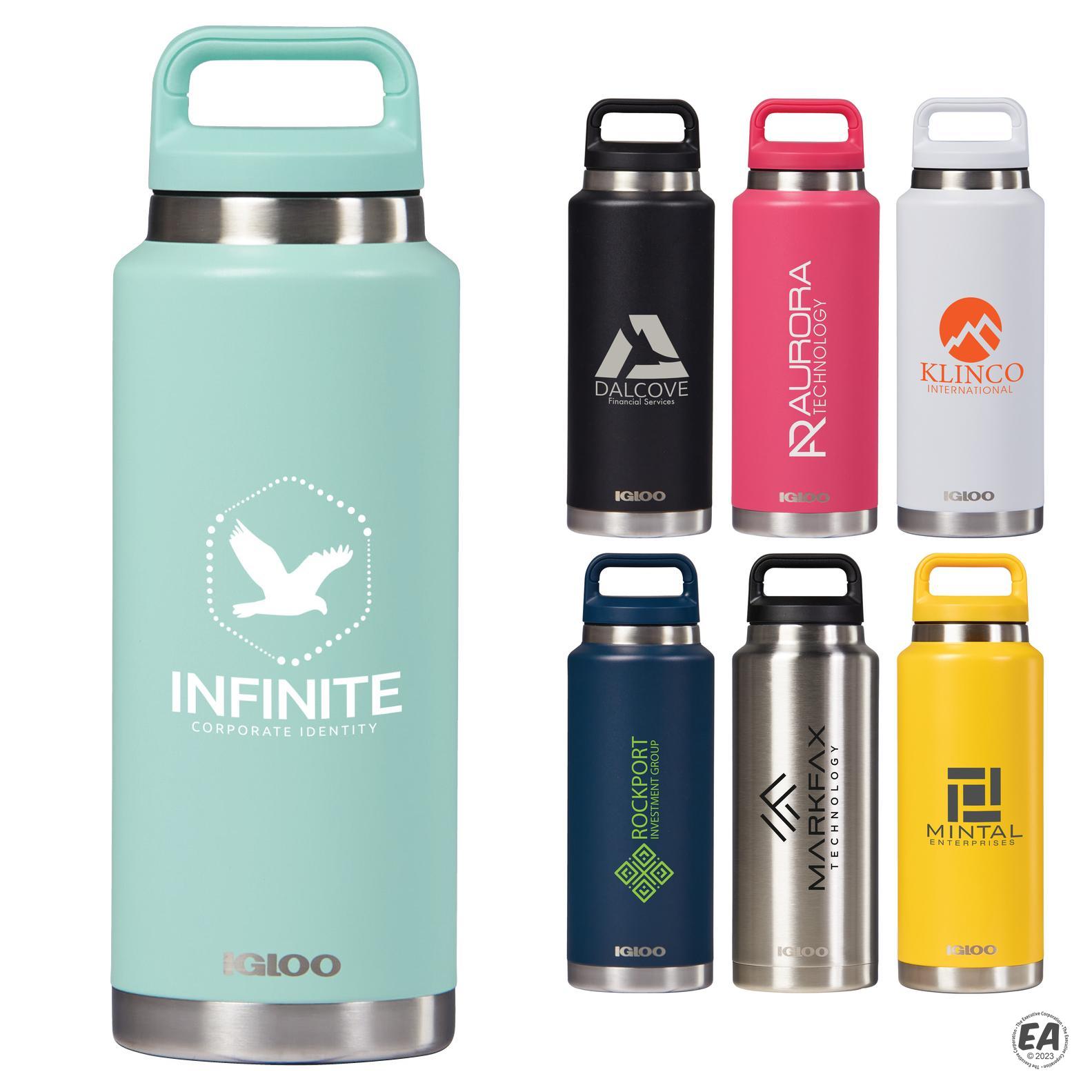Custom Igloo 36 oz. Vacuum Insulated Bottle | Promotional Water Bottles ...