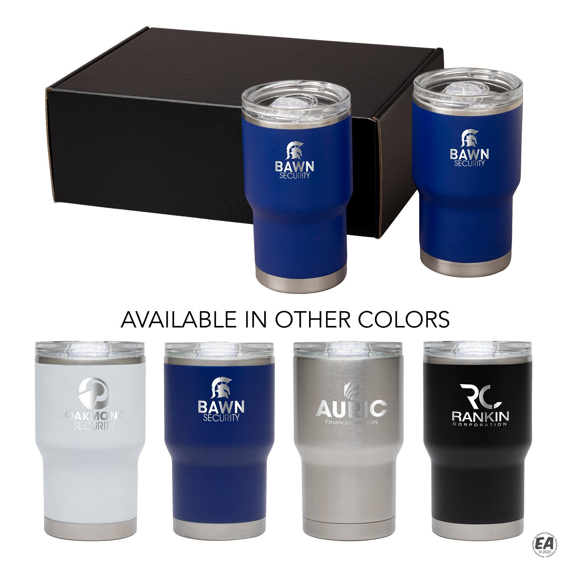 Customized Atlas II Two-Piece Tumbler Gift Set | Custom Drinkware Sets ...
