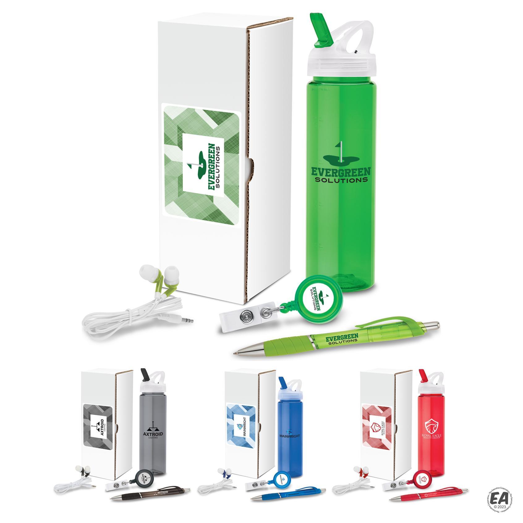 Customized Charm 4-Piece Welcome Gift Set | Promotional Executive Gift ...