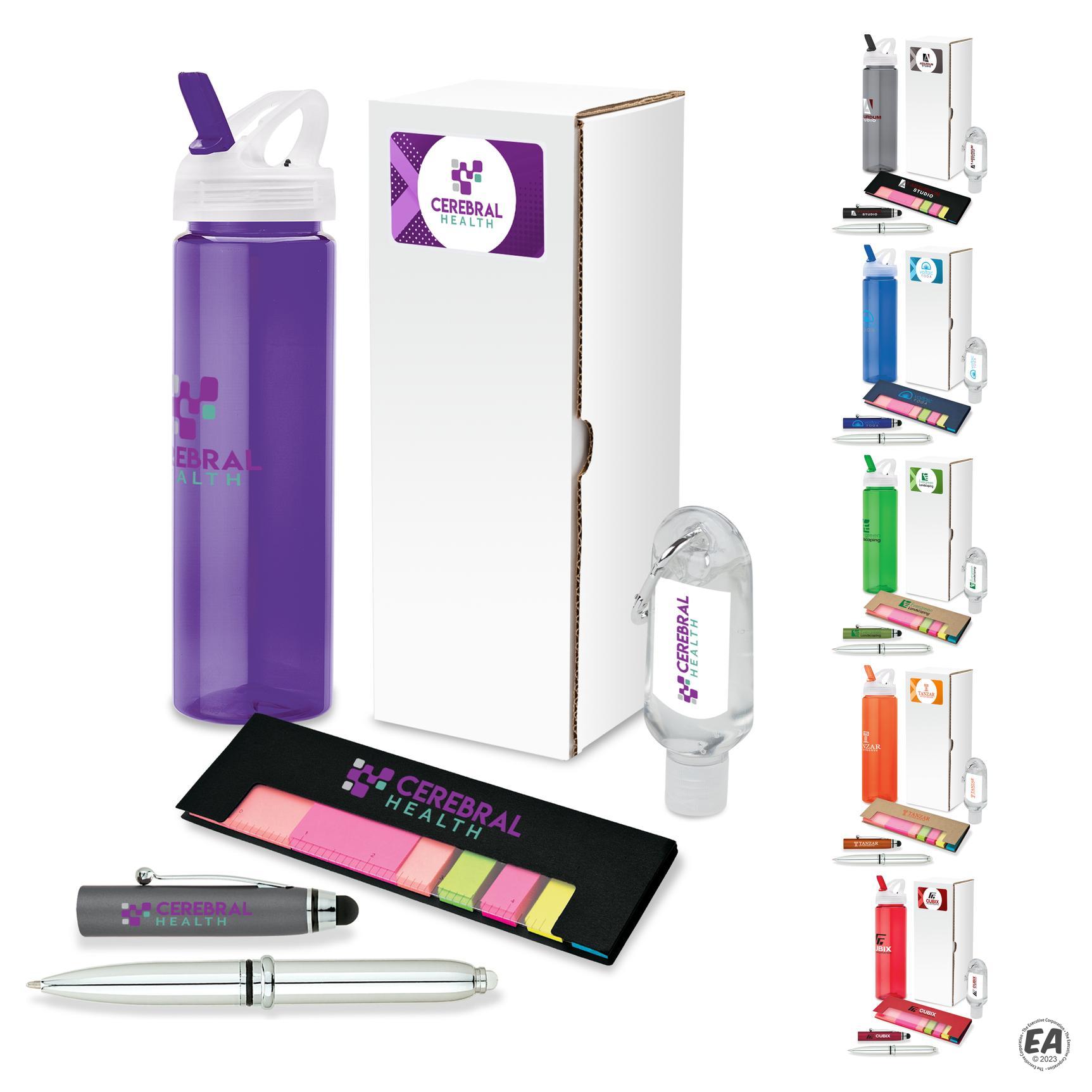 Customized Commend 4-Piece Welcome Gift Set | Custom Executive Gift ...