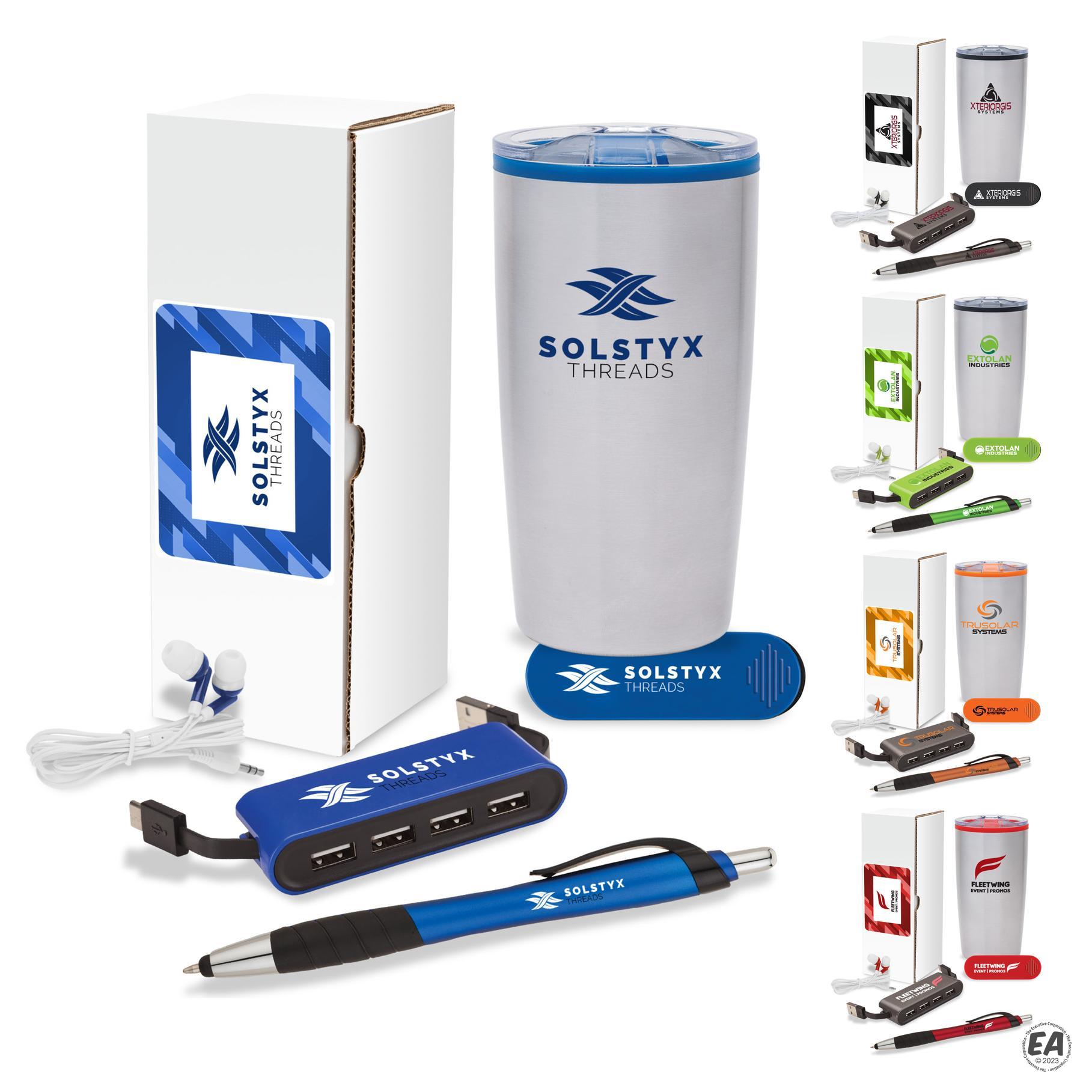 Customized Splendid 5-Piece Welcome Gift Set | Custom Executive Gift ...