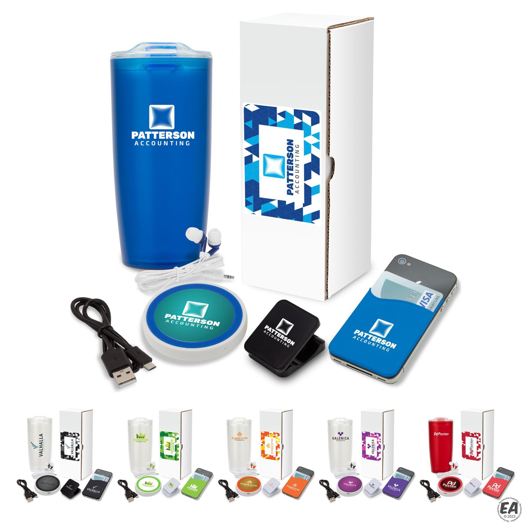 Promotional Analytics 5-Piece Technology Gift Set | Branded Technology ...