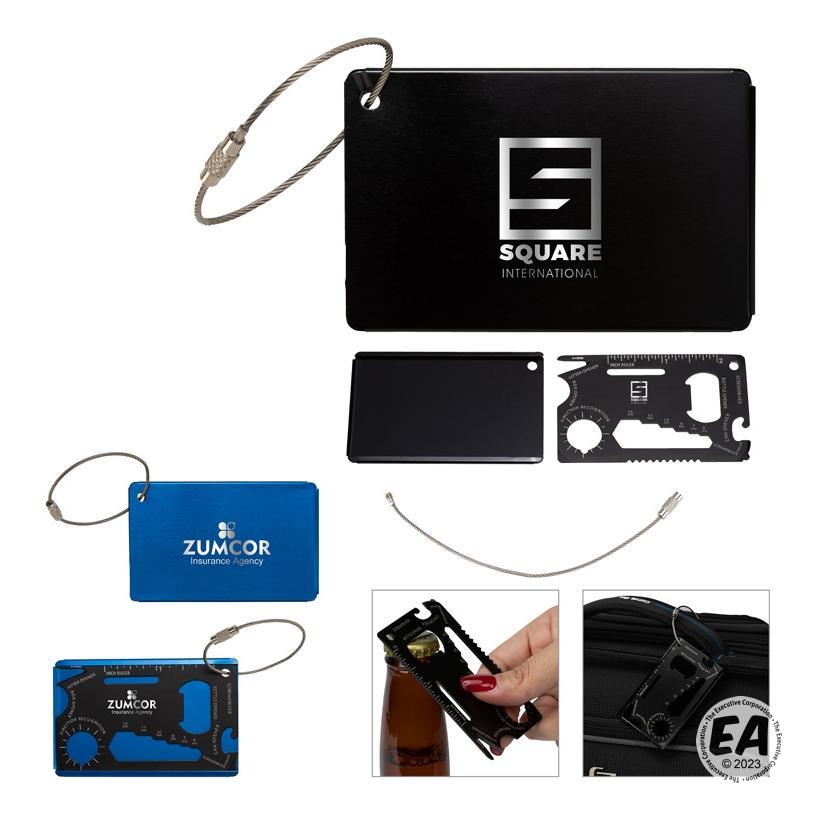 Customized Wanderlust 10-in-1 Tool Card | Promotional Multi Tools ...