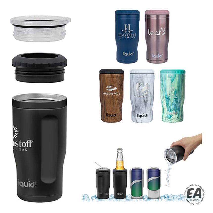Customized Liquid Fusion Icy Bev Kooler 4-In-1 Double Wall Stainless ...