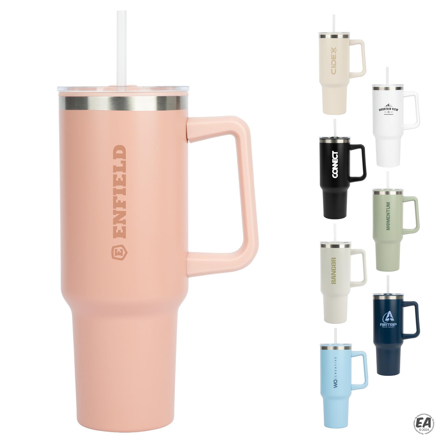 Promotional Izzy 40 oz. Steel/PP Travel Mug | Customized Travel Mugs ...