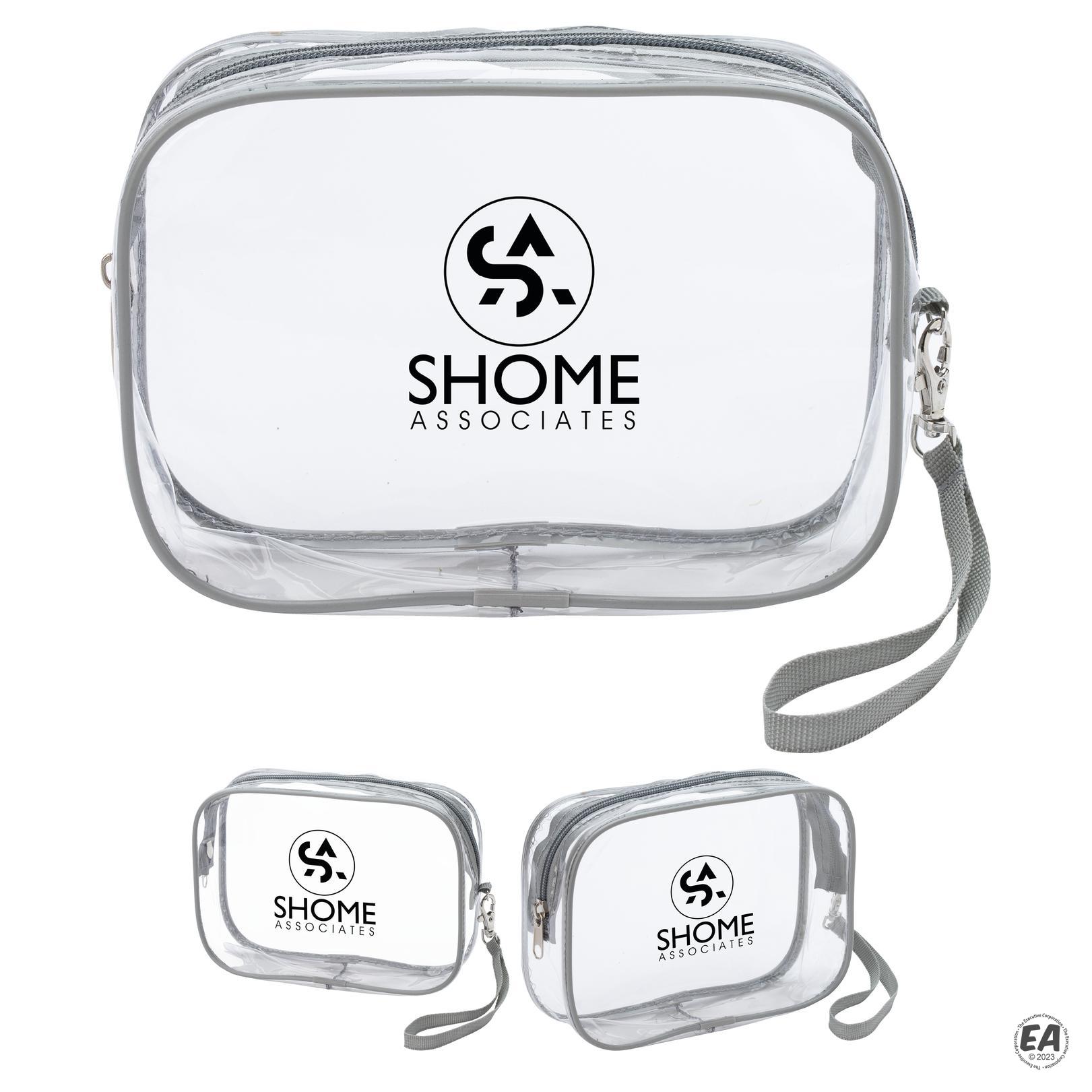 Customized Cyrus Zippered Pouch with Handle | Branded Coin Pouches ...