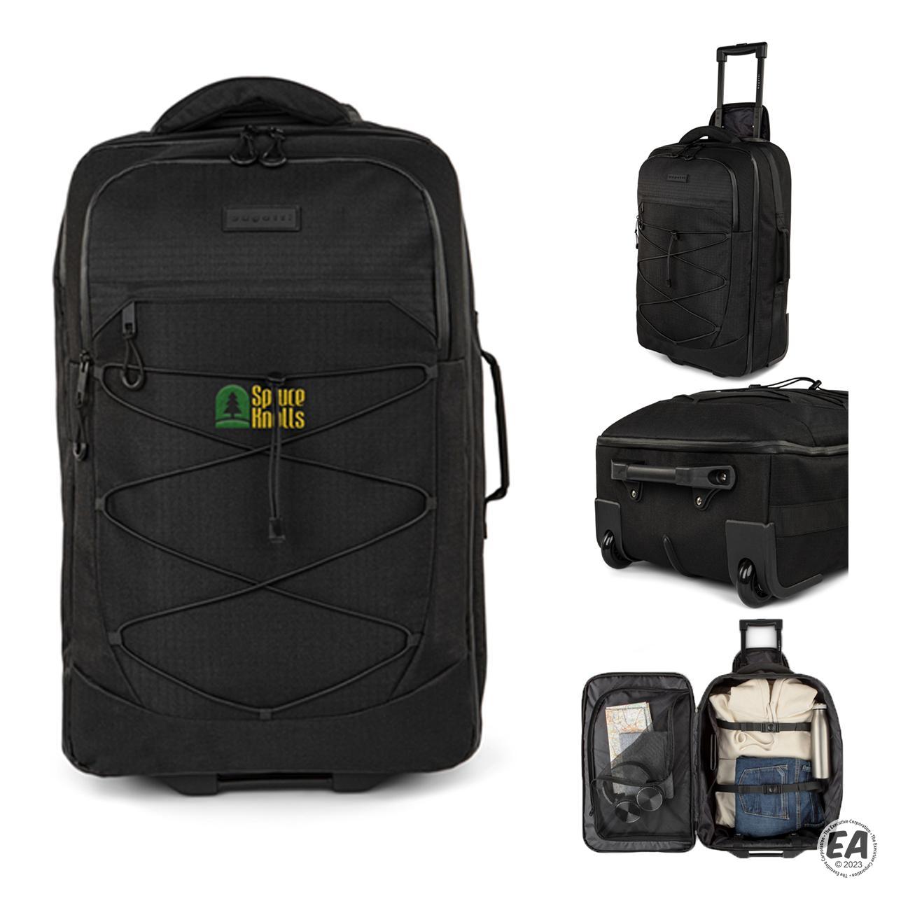 Branded Bugatti Outland Softside Rolling Carry-On | Promotional Carry ...