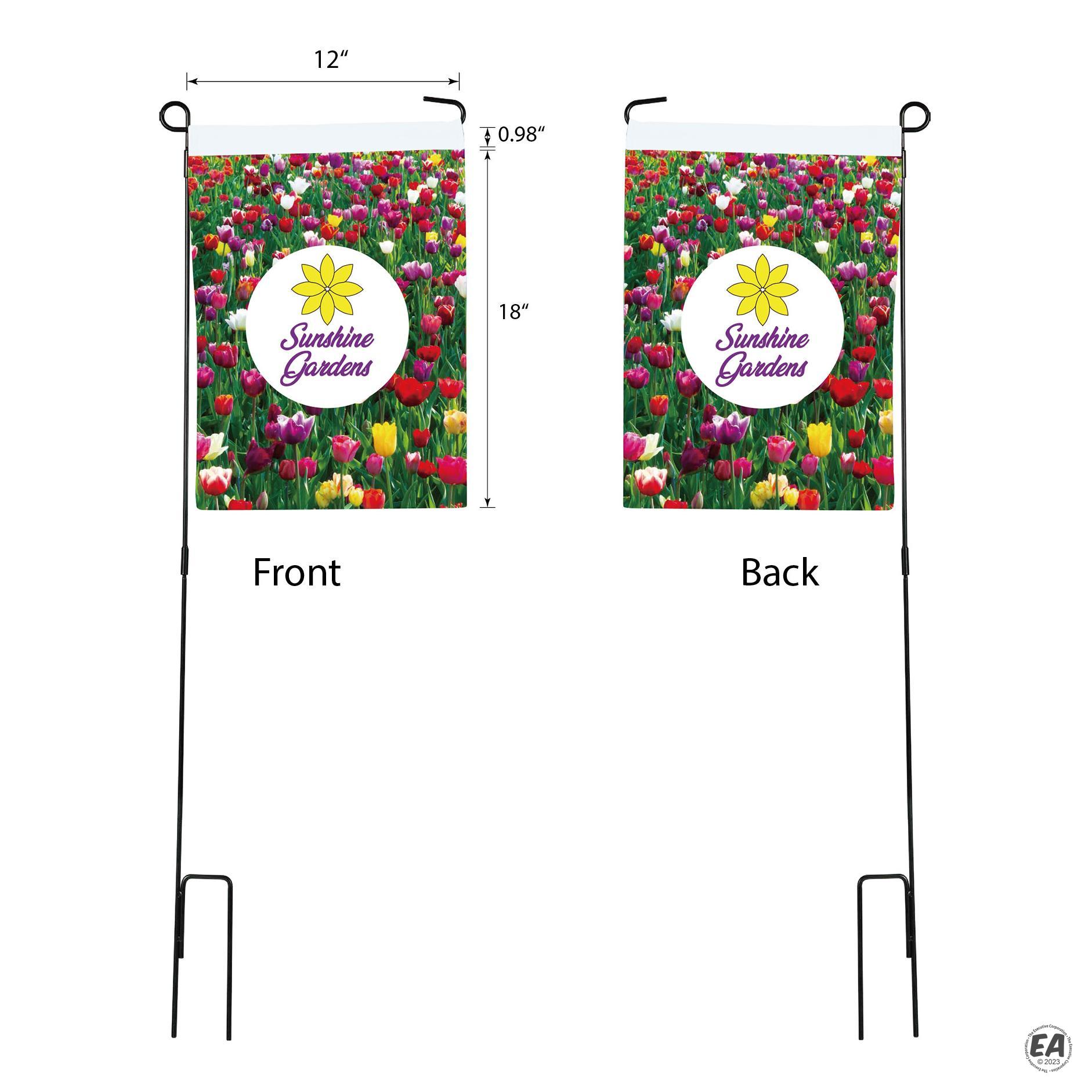 Promotional DisplaySplash Garden Flag - Double Sided | Customized Color ...