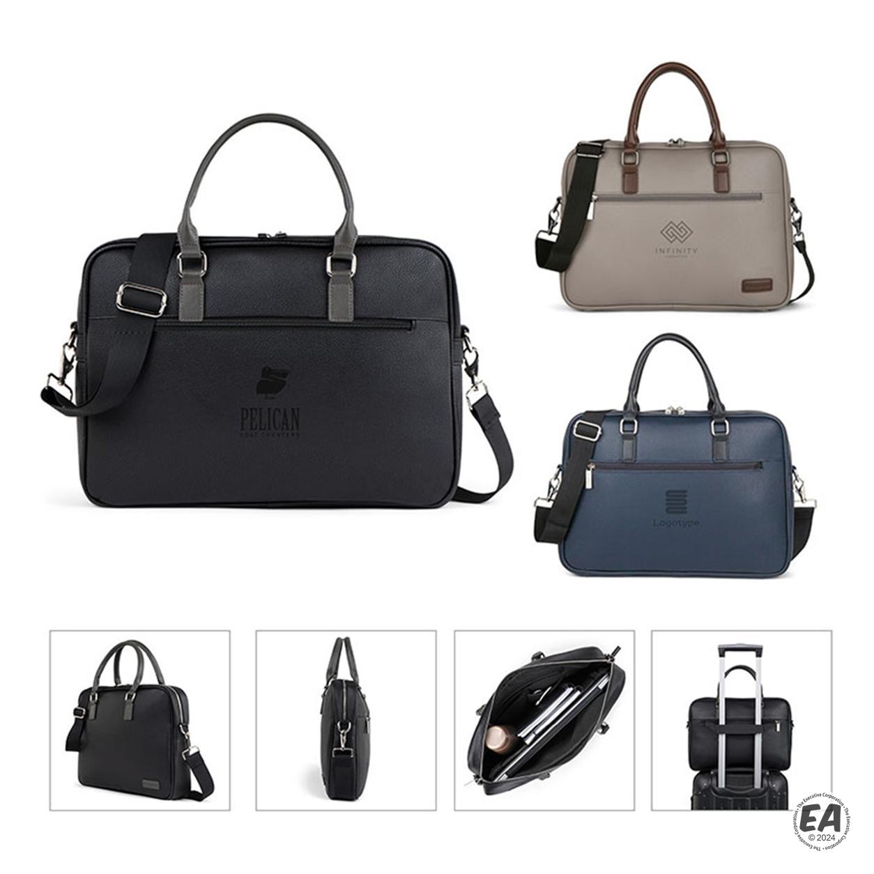 Customized Bugatti Contrast Collection Briefcase | Promotional ...