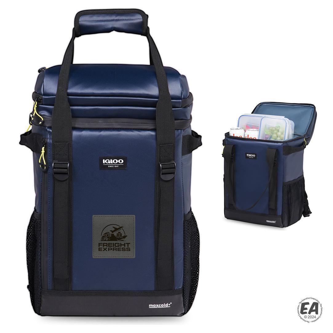 Customized Igloo MaxCold+ Ascent 24-Can Backpack Cooler | Promotional ...