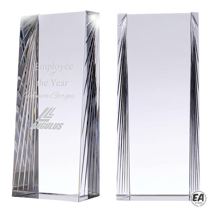 Promotional Alcor Crystal Polygon Tower | Custom Crystal Awards ...