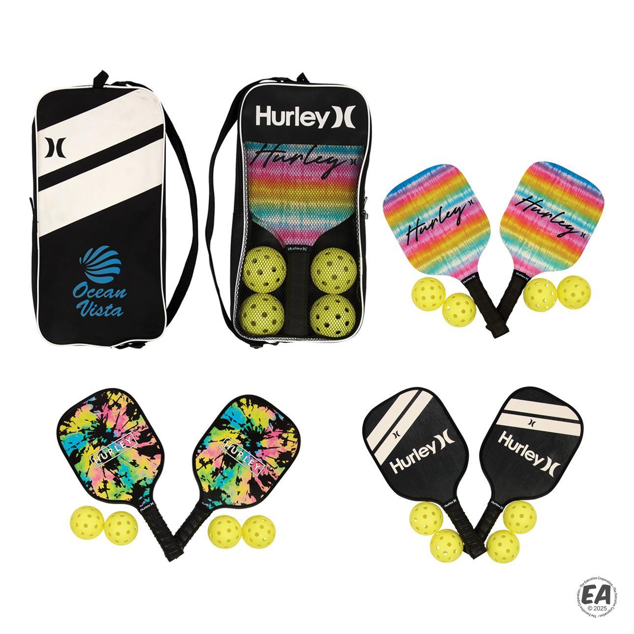Promotional Hurley 7-pc Pickleball Set | Branded Sports Packs ...