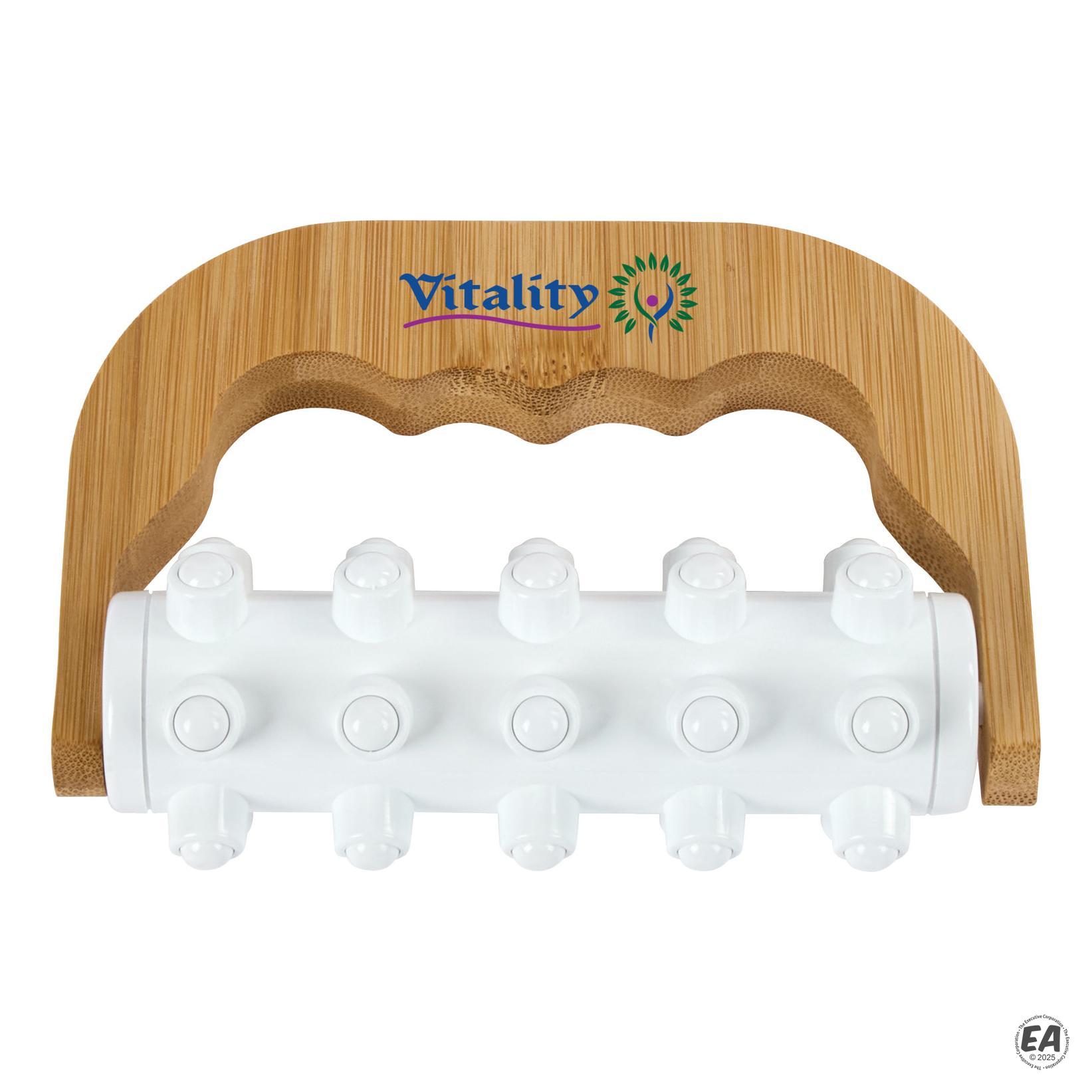 Customized Mosley Bamboo Massage Roller | Custom Massagers ...