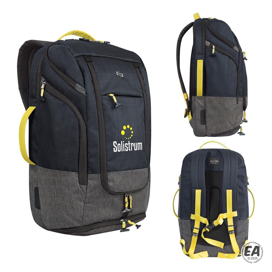 Customized Solo New York Everyday Max Recycled Backpack | Branded ...