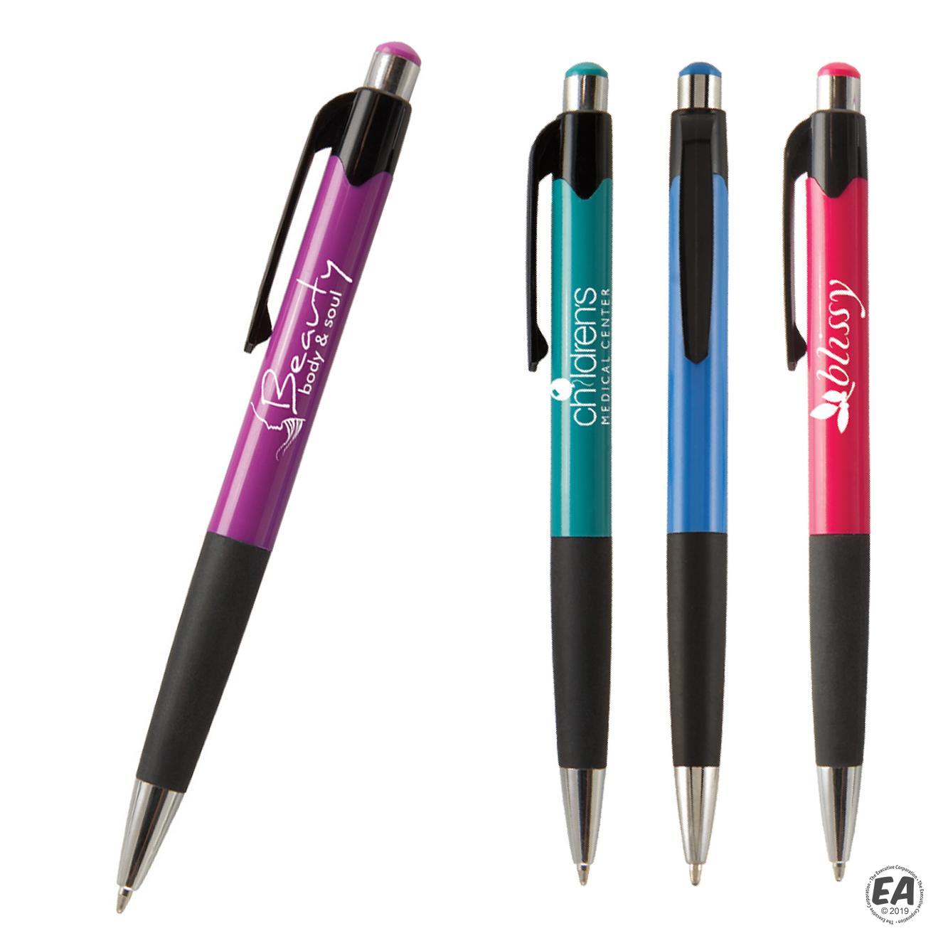 Customized Smoothy Solids Click Pens | Promotional Plastic Click Pens ...