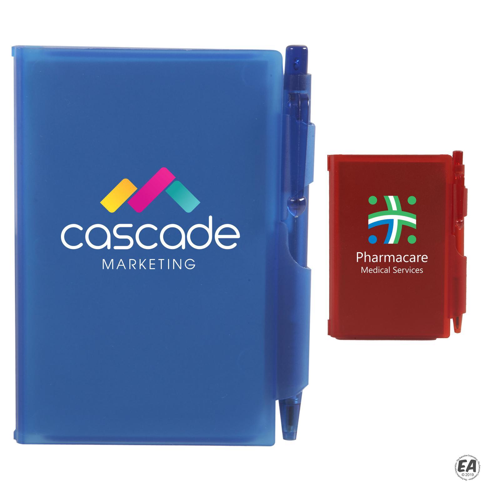 Customized Sidekick Note Pad with Pen | Promotional Jotter Pads ...