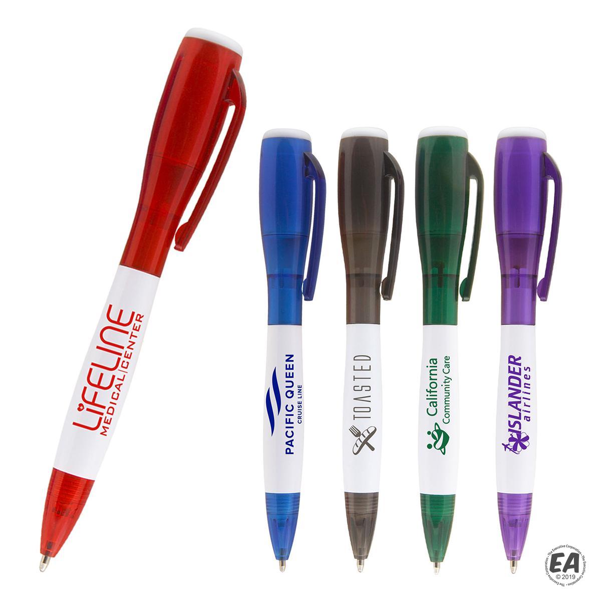 Branded Nova Classic Flashlight Pen | Custom Light Pens | Promotional ...