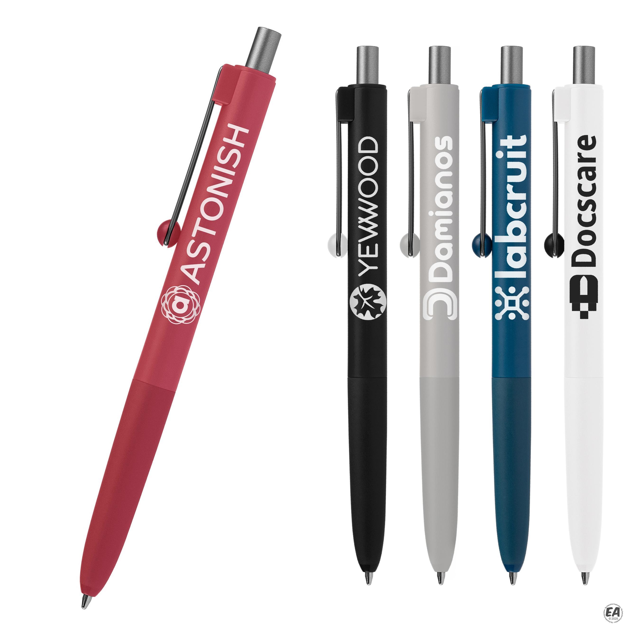 Promotional Serenity Fidget Recycled Pen | Customized Plastic Click ...