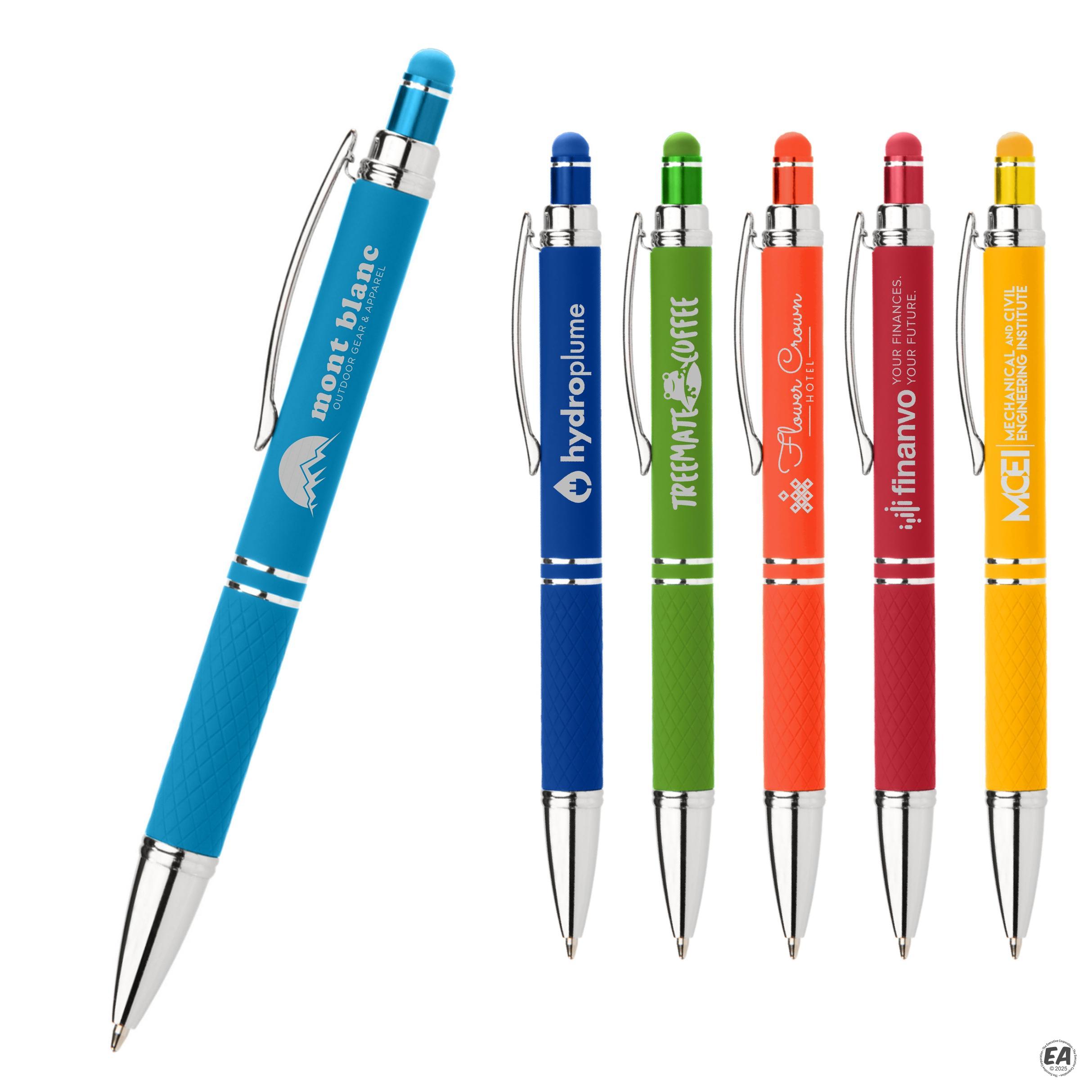Customized Phoenix Softy Brights with Stylus | Custom Aluminum Pens ...
