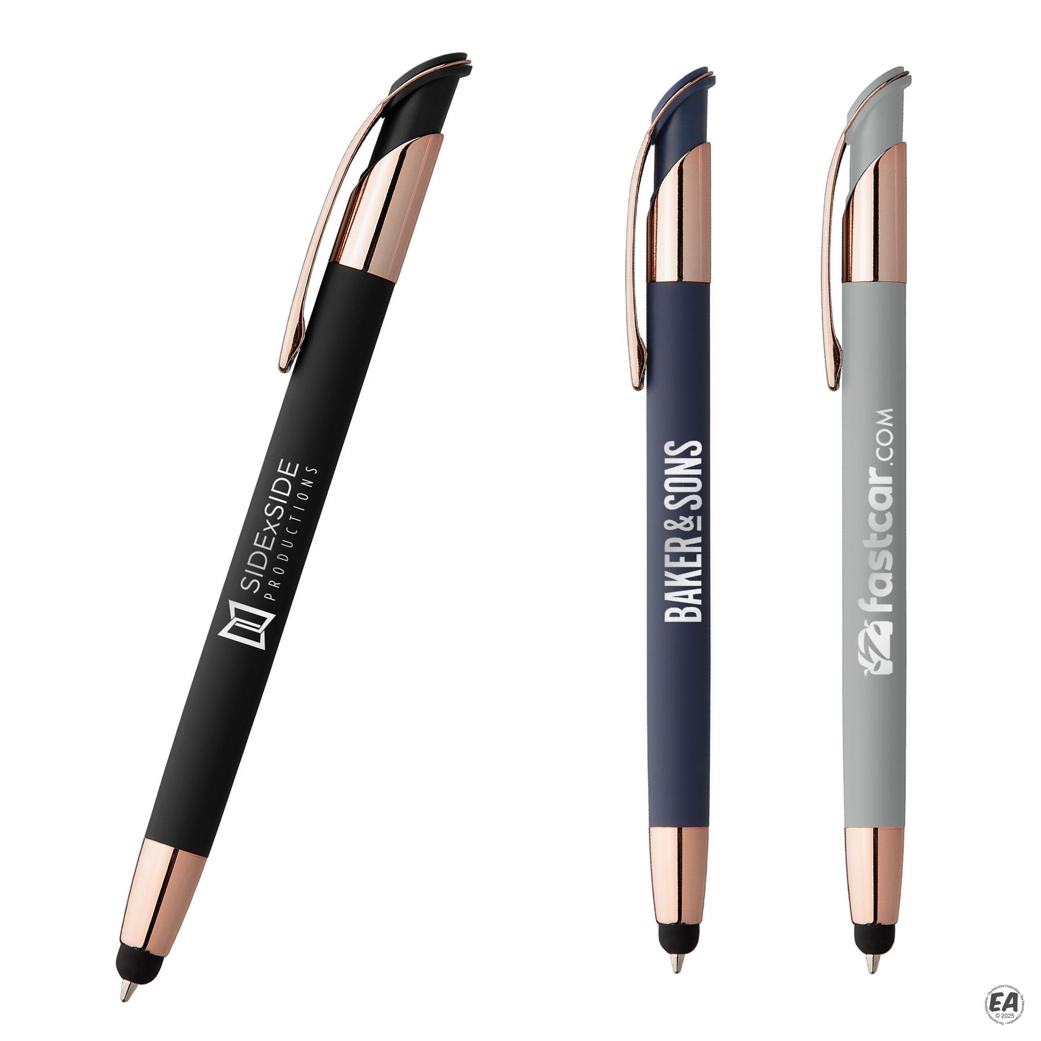 Branded Venice Softy Rose Gold Stylus Pen | Custom Stylus Pens ...