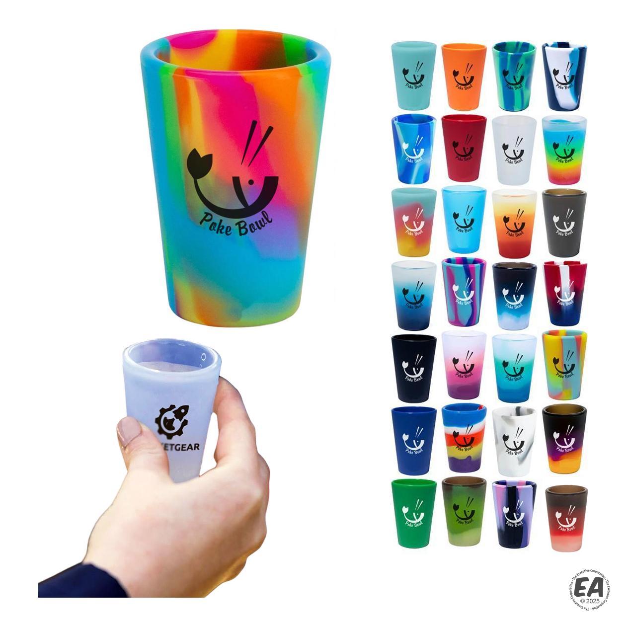 Promotional Silipint 1.5 oz Silishot Glass | Customized Shot Glasses ...