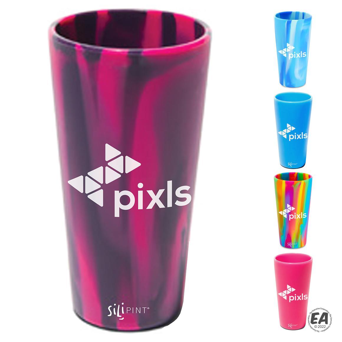 Custom Silipint 22 oz Bomber Cup | Customized Pint Glasses | Branded ...