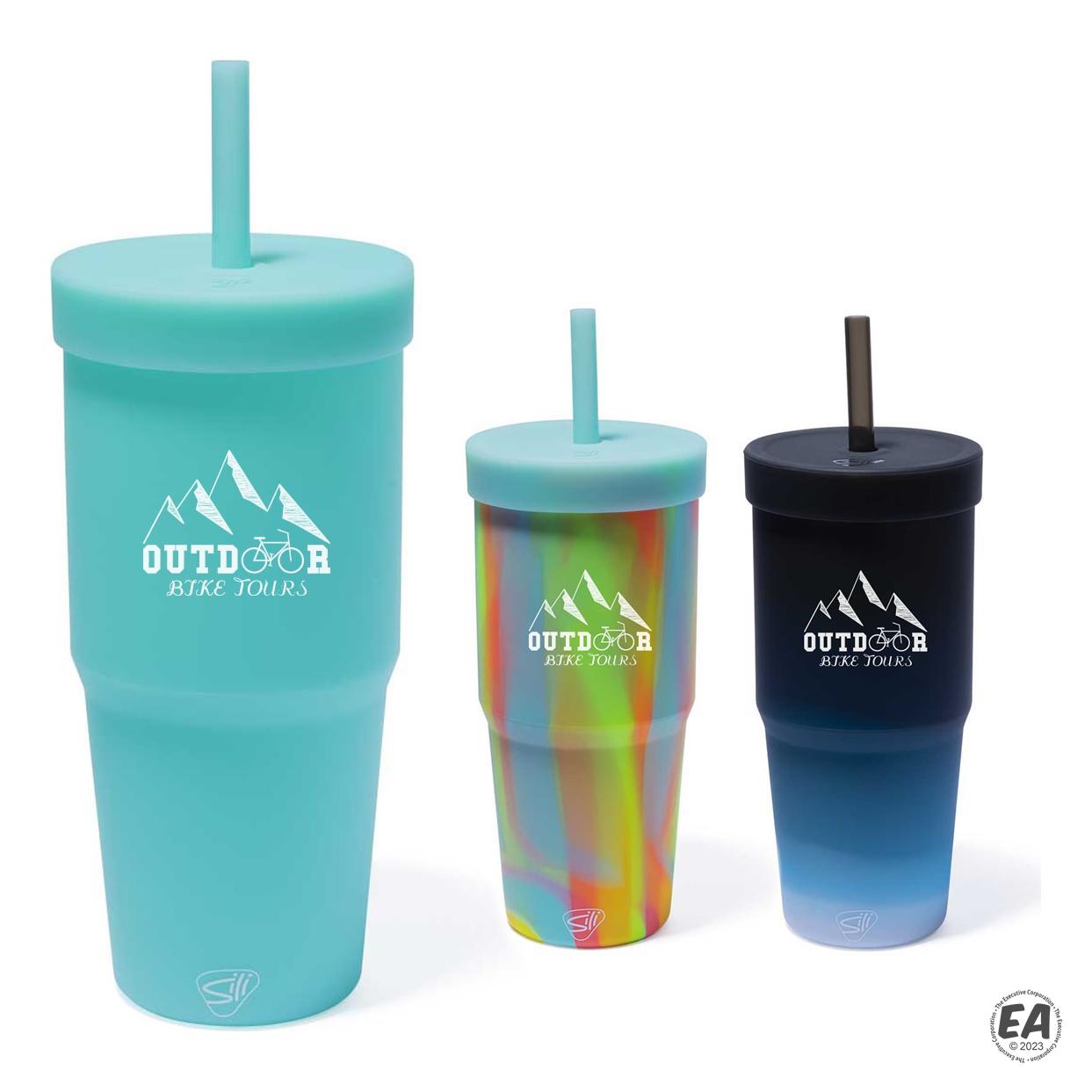 Customized Silipint 32 oz Straw Tumbler | Promotional Tumblers | Custom ...