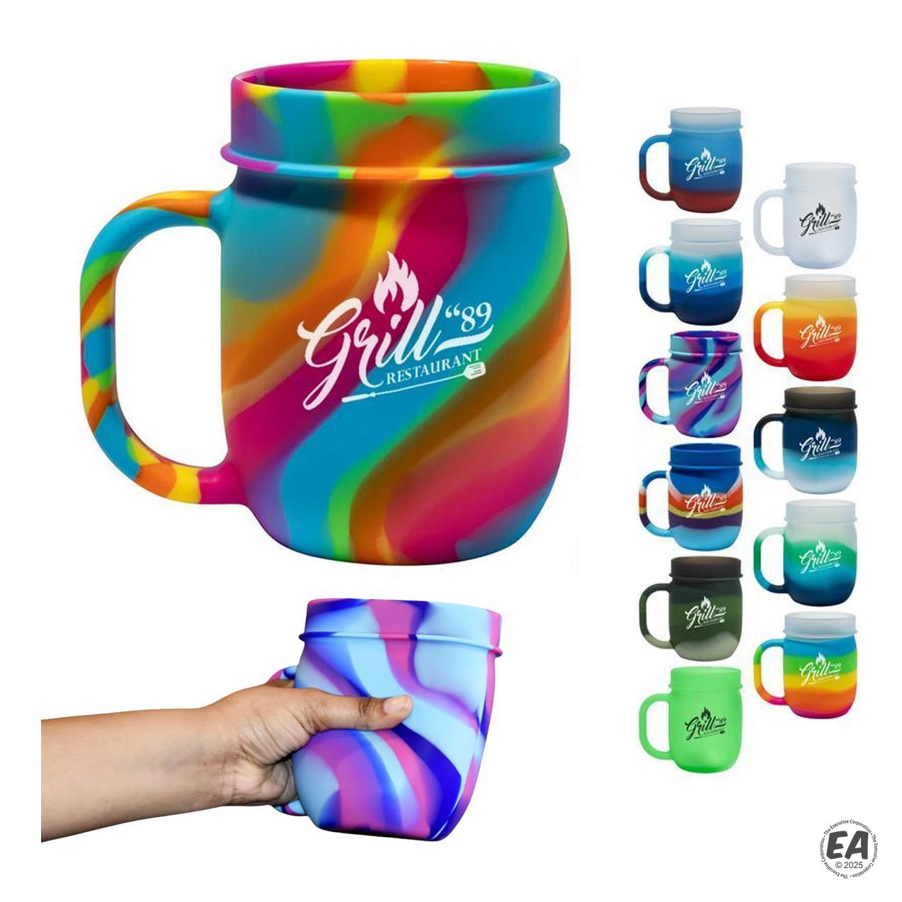 Customized Silipint 25 oz Barrel Jar Mug | Custom Coffee Mugs ...