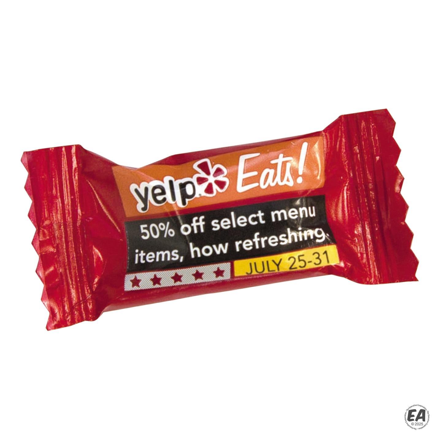 Customized Individually Wrapped Candy: White Buttermints | Promotional ...