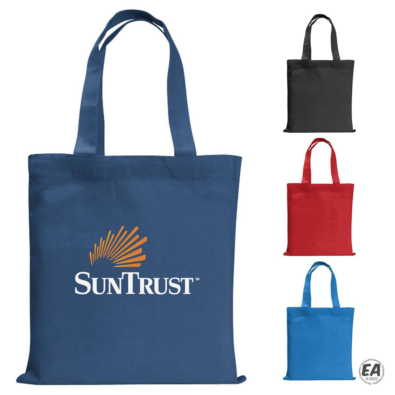 Custom Colored Mini Economy Tote Bag | Promotional Cotton Tote Bags ...