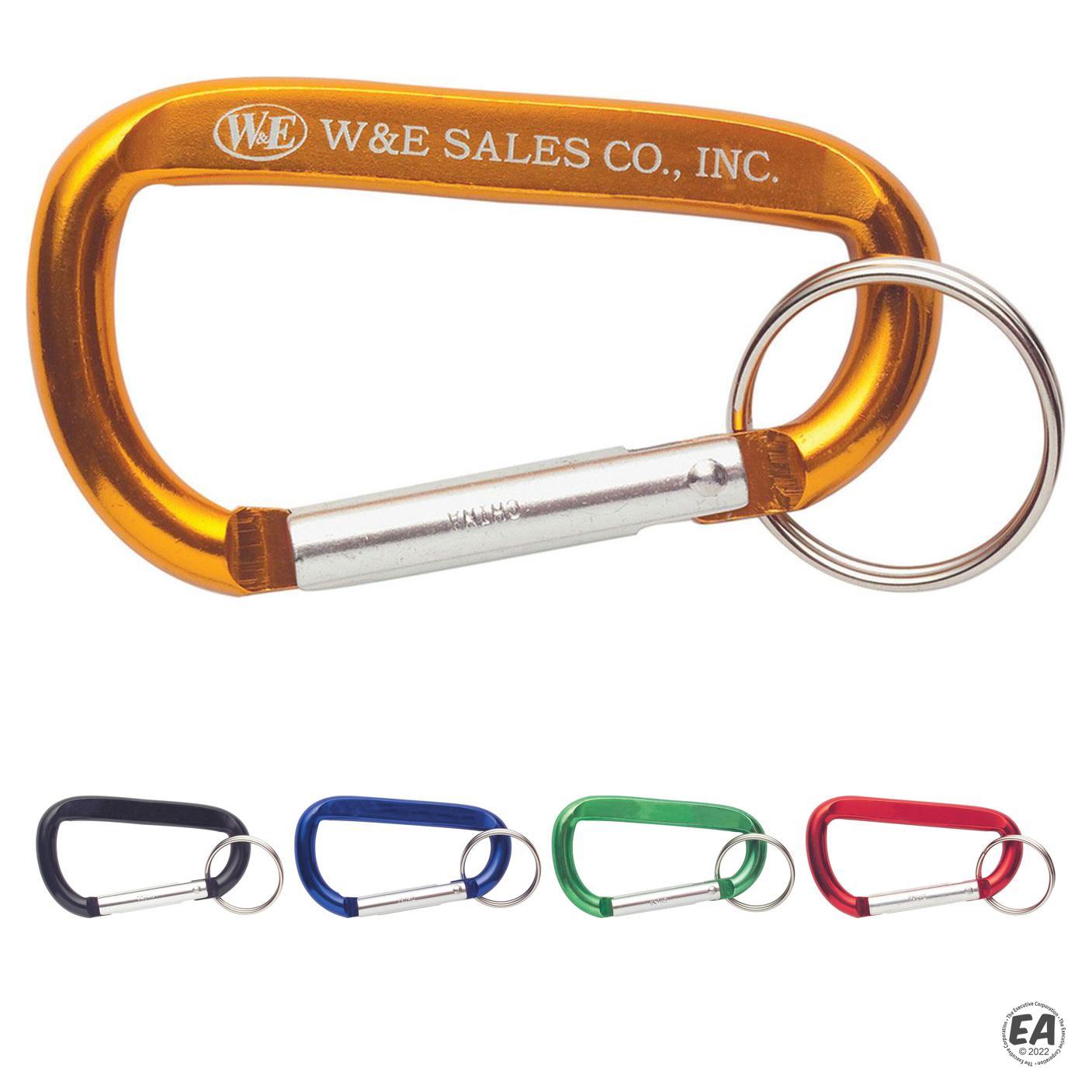 Promotional Carabiners With Keyring | Customized Carabiner Keychains ...